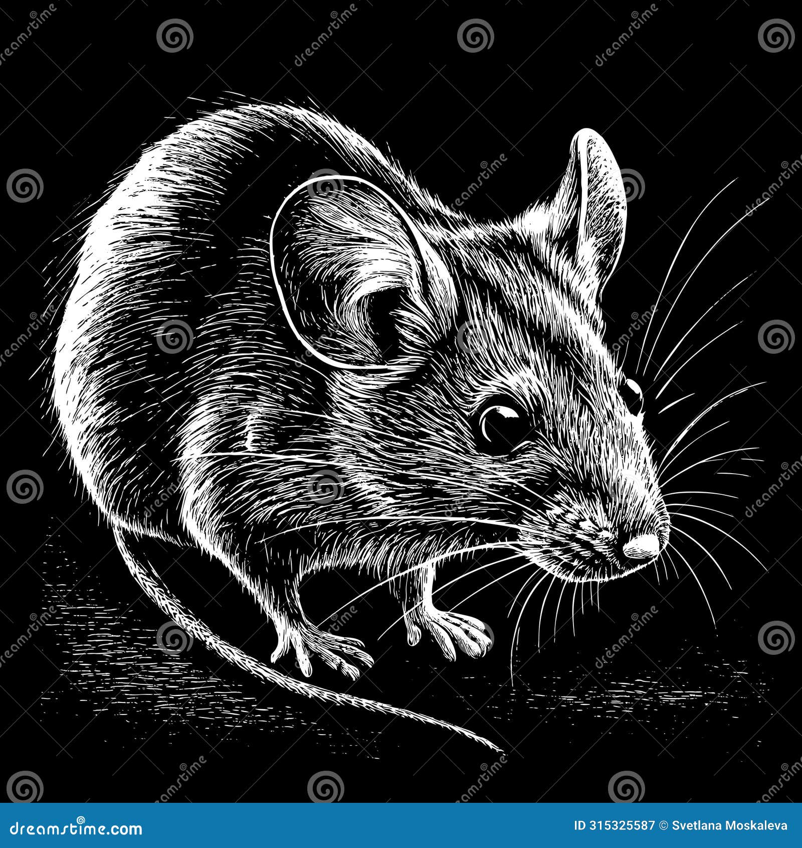 Cute Engraving Side View Burmilla Cat Head Illustration Design Set ...