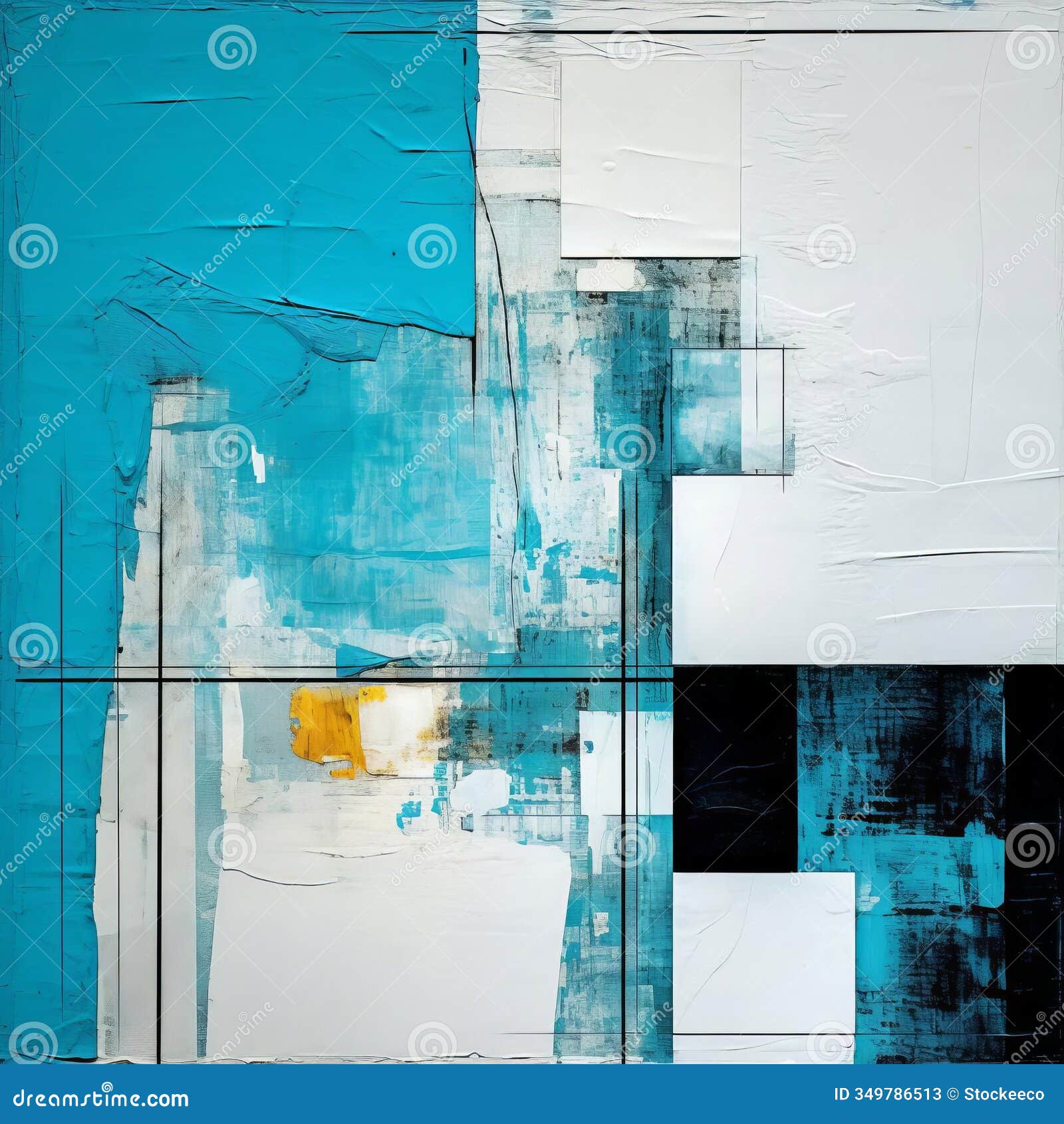 Realistic Cyan and White Background Textures for Collage Stock ...