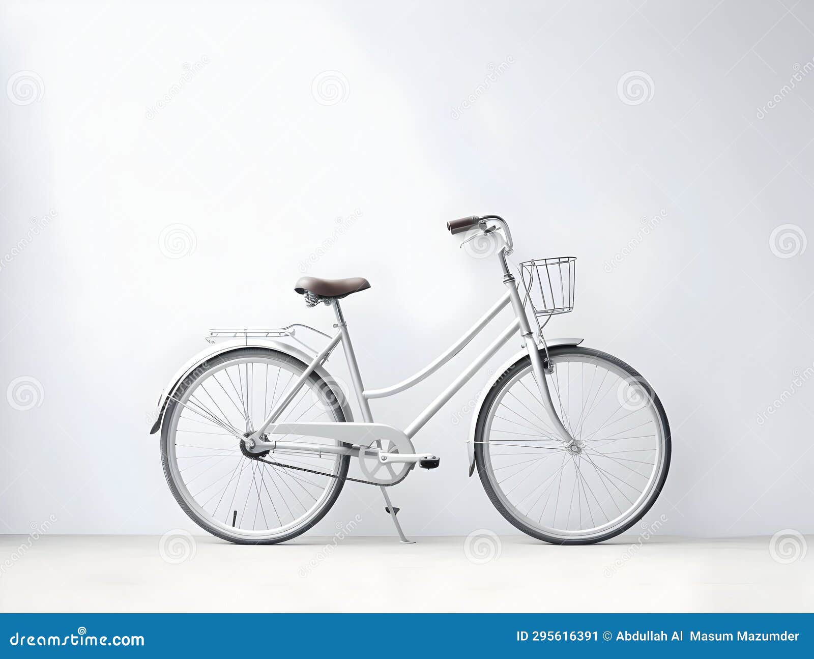A Realistic 3D Bicycle Isolated on White Background, Ai Generated Eco ...