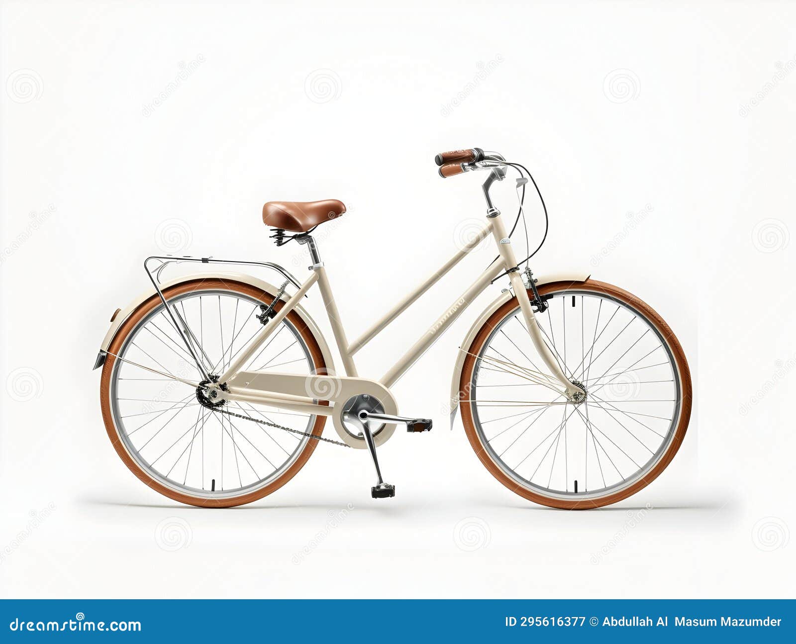 A Realistic 3D Bicycle Isolated on White Background, Ai Generated Eco ...