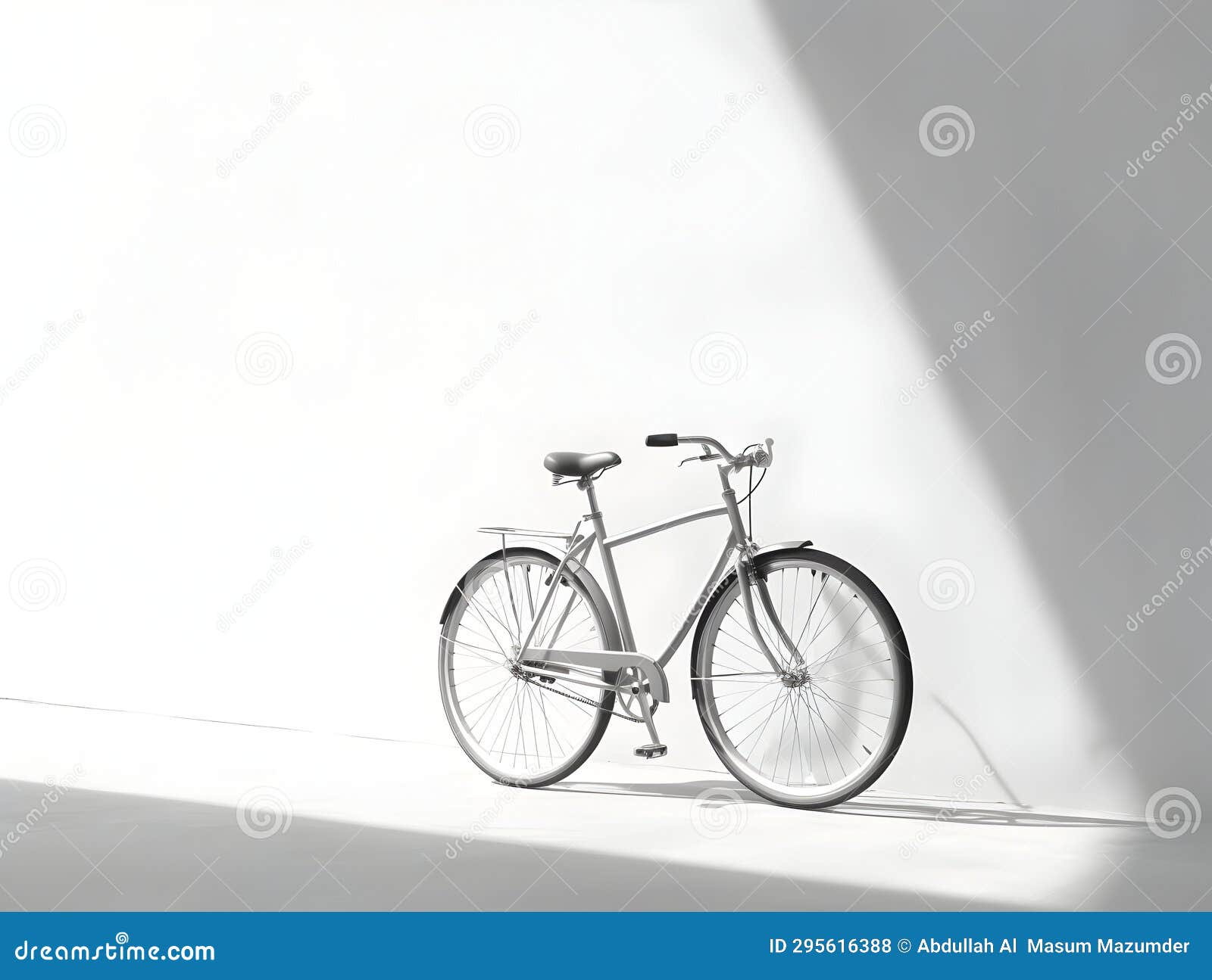 A Realistic 3D Bicycle Isolated on White Background, Ai Generated Eco ...