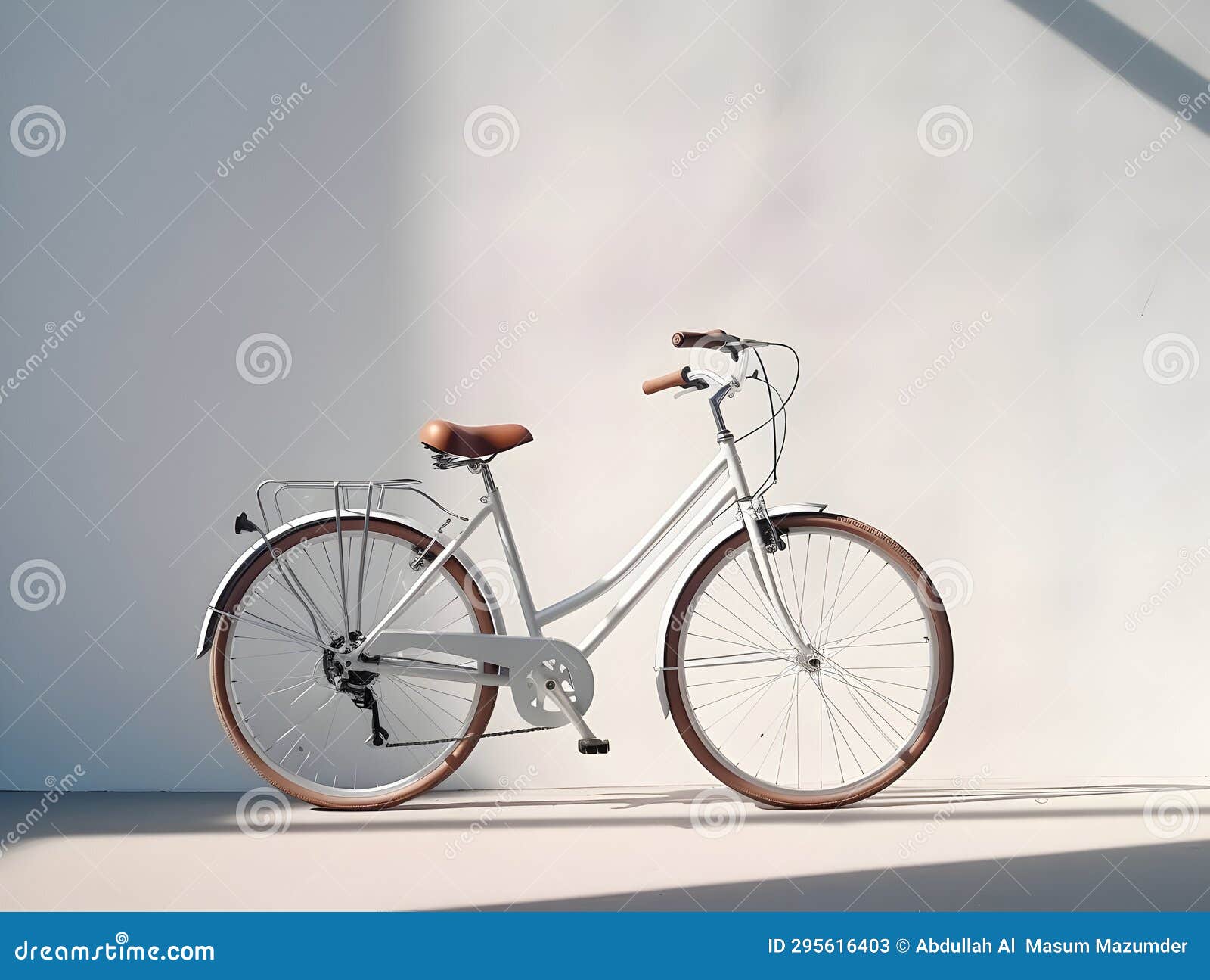 A Realistic 3D Bicycle Isolated on White Background, Ai Generated Eco ...
