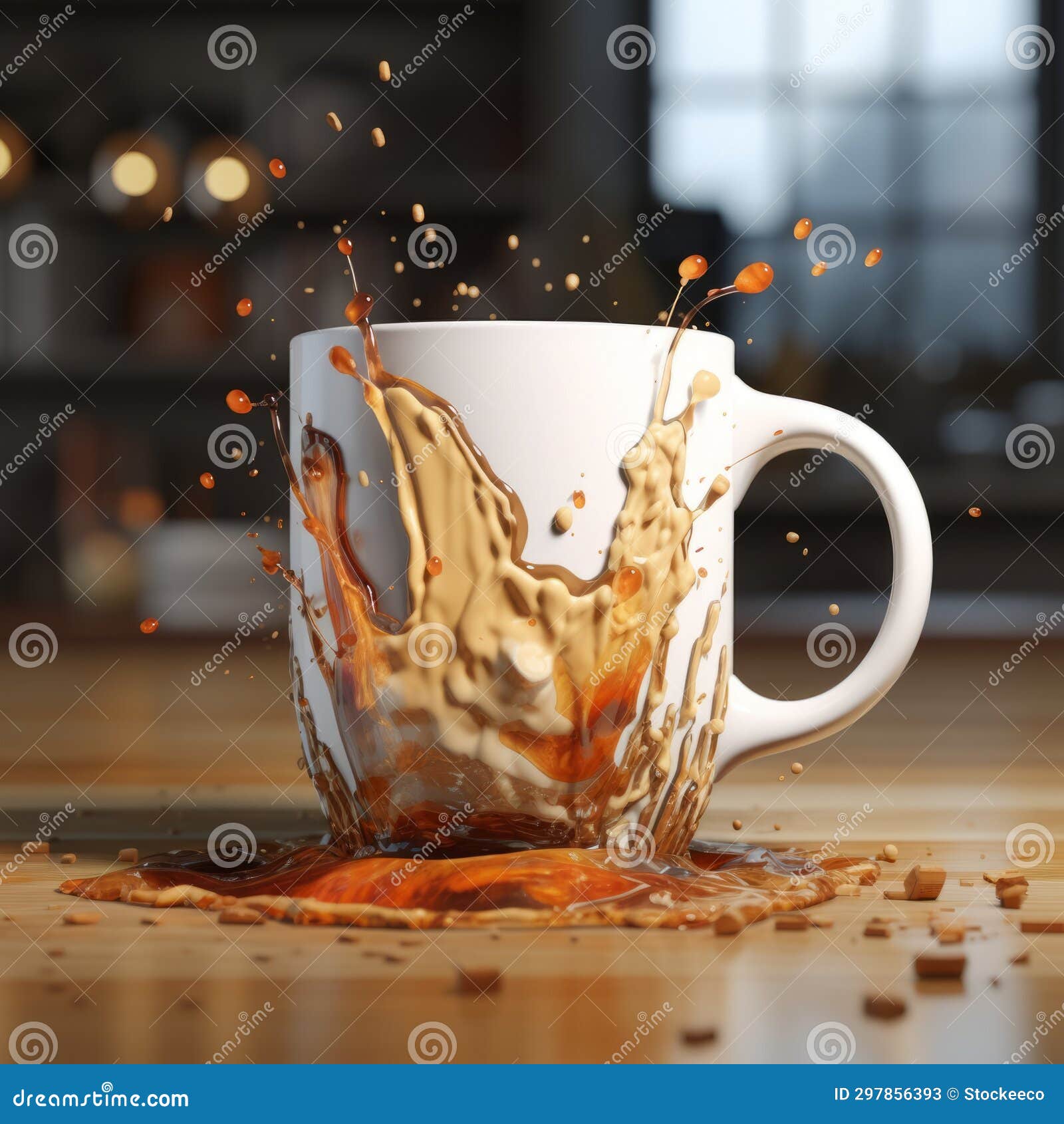 Realistic 3d Coffee Mug Design with Unreal Engine Rendering Stock ...