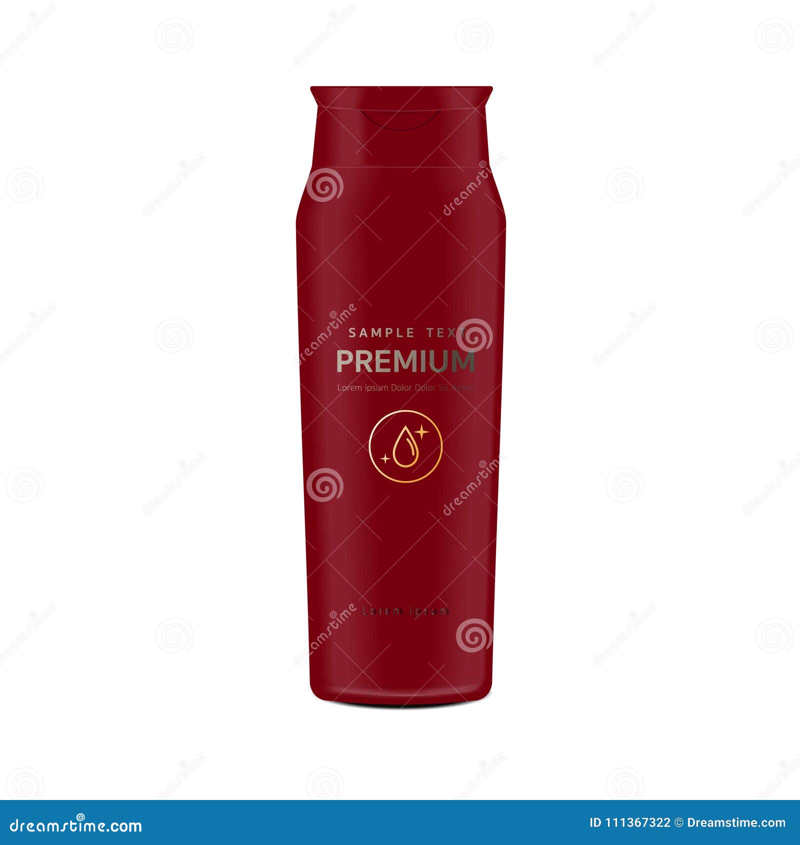 Realistic 3d Container for Body Lotion Stock Illustration ...