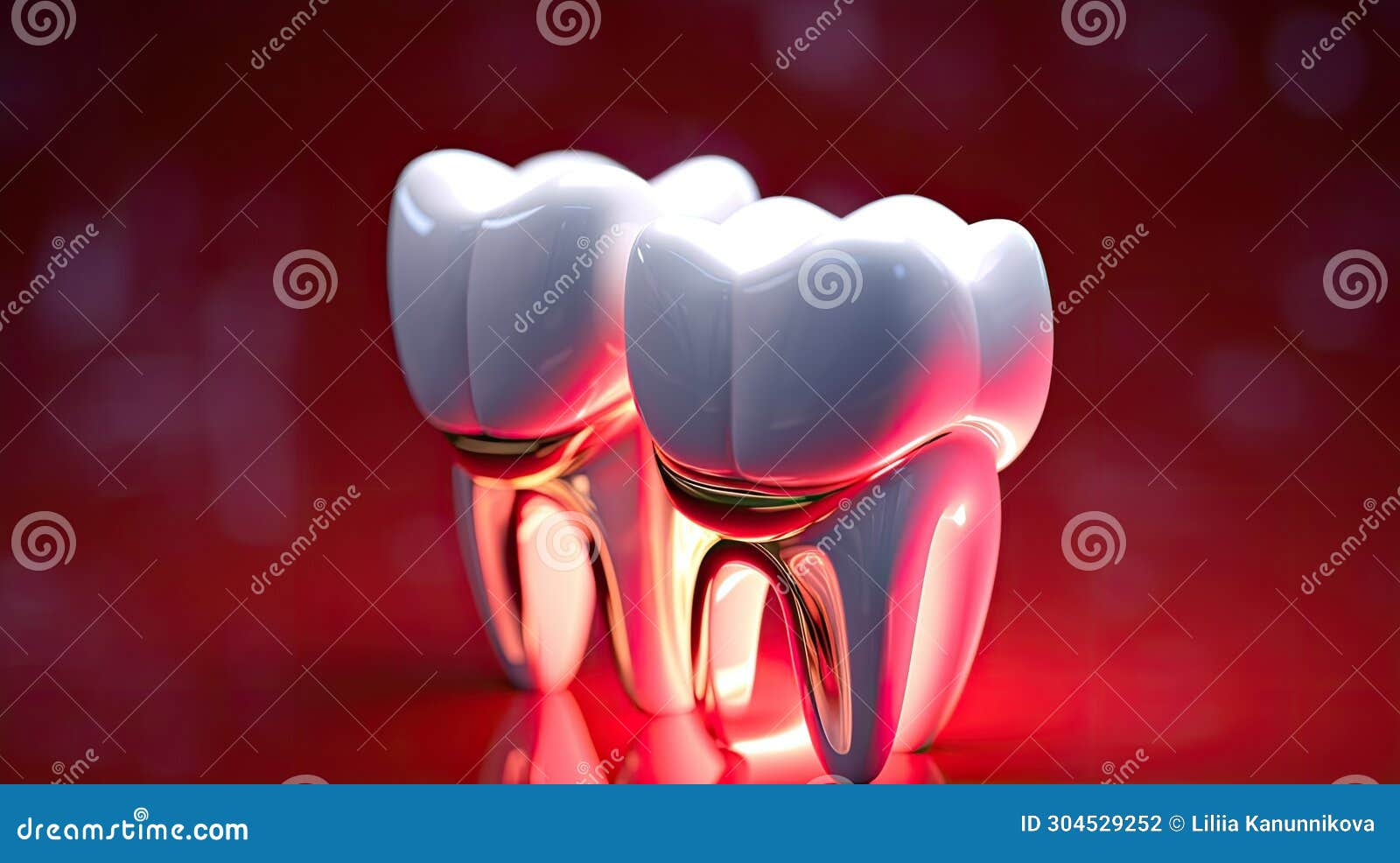 A Realistic 3D Dentist Logo, Showcasing Highly Detailed Dental Elements ...