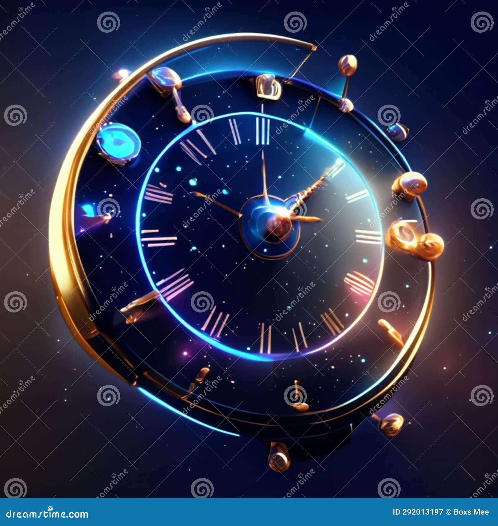 Realistic 3d Detailed Clock Icon. Vector Illustration Stock ...
