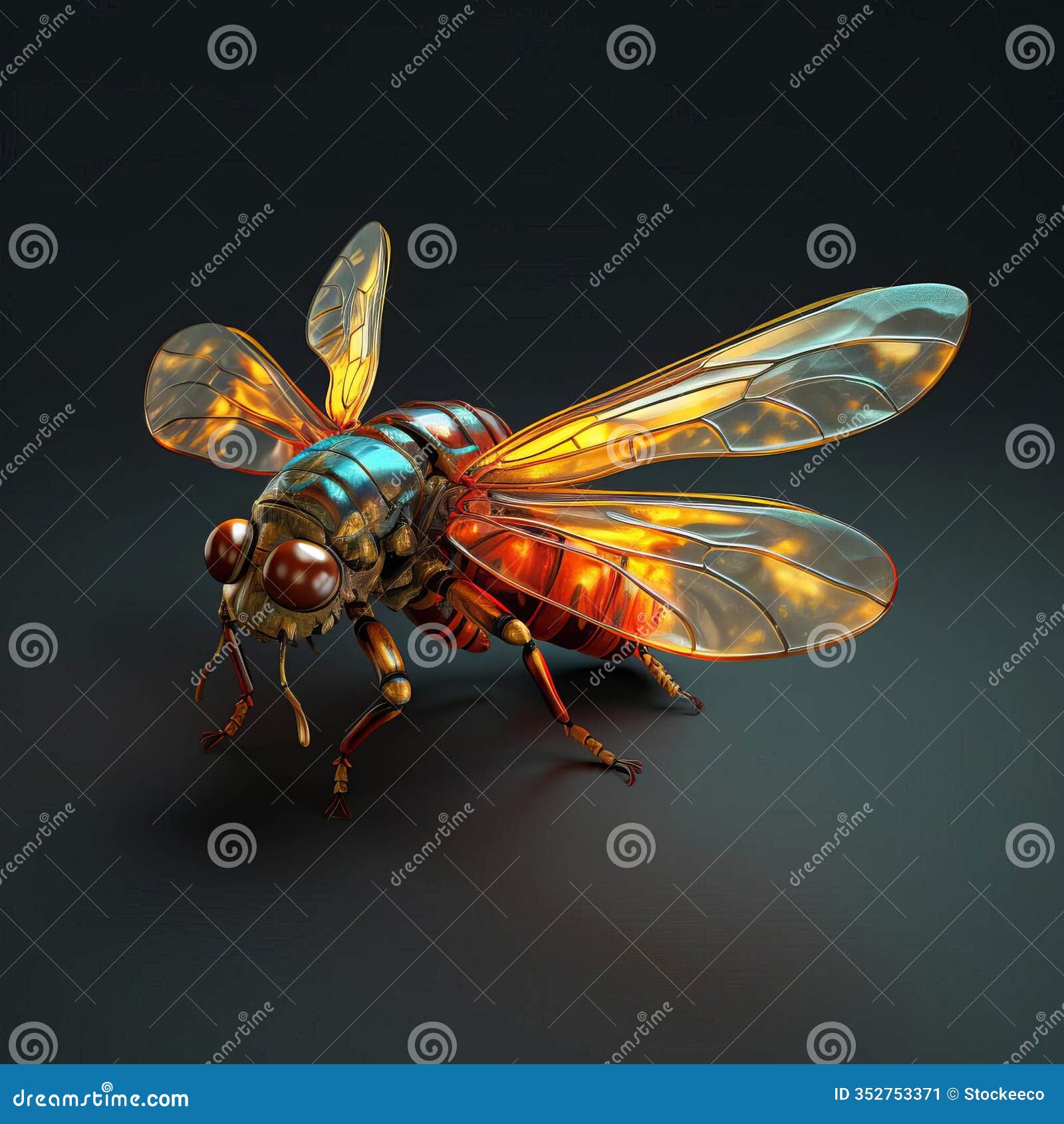 Realistic 3d Fireflies on Transparent Background for Visual Effects ...