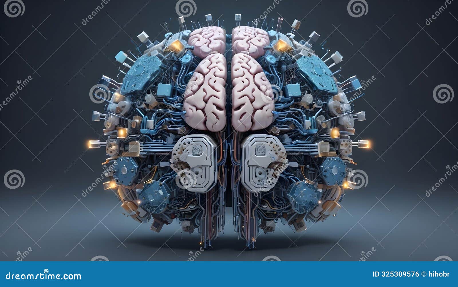 Realistic 3D Fusion of Brain and Computer - Biological Computing ...