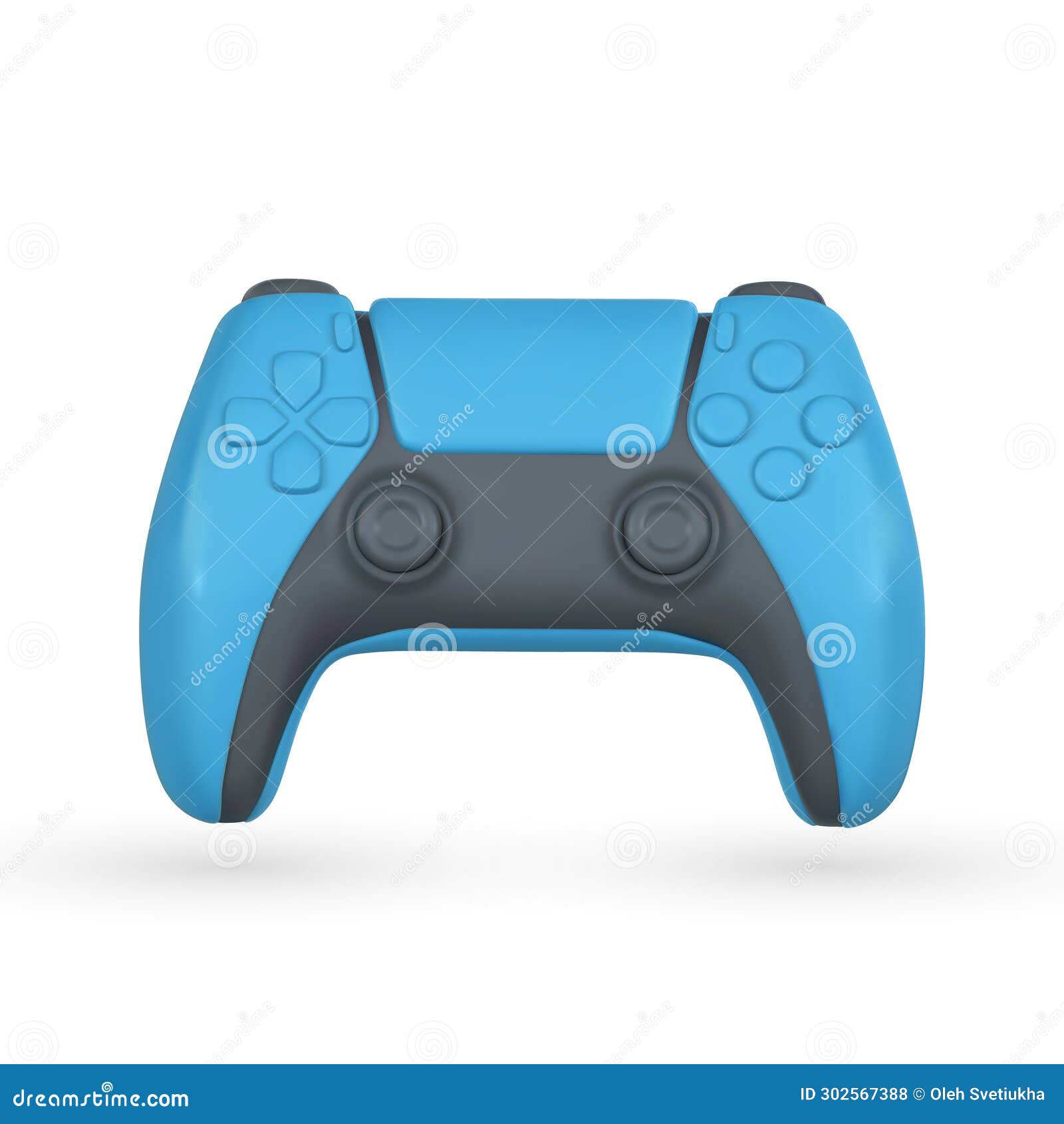 Realistic 3d Game Pad in Cartoon Style. Game Stick, Controller, Video ...