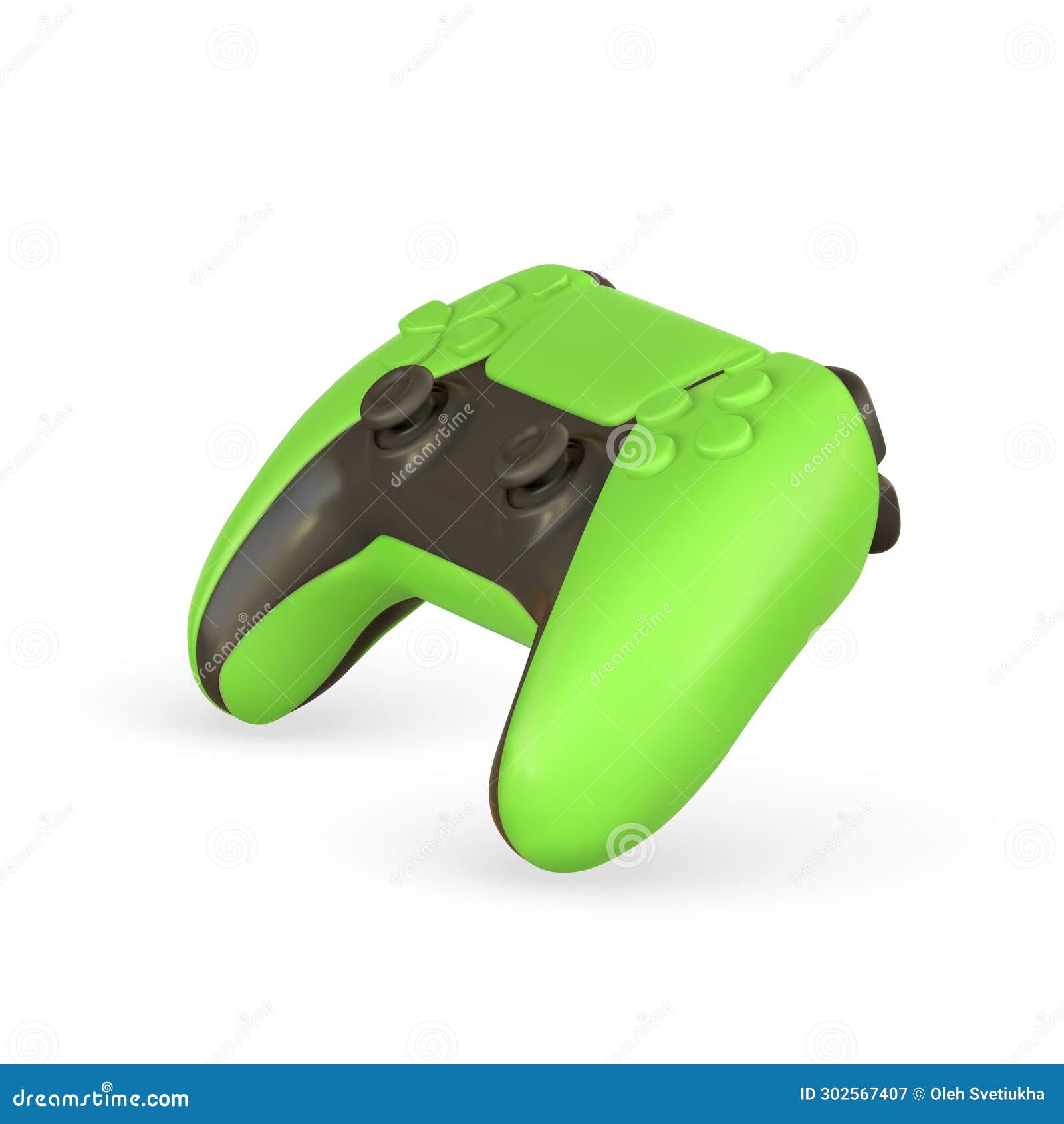 Realistic 3d Game Pad in Cartoon Style. Game Stick, Controller, Video ...