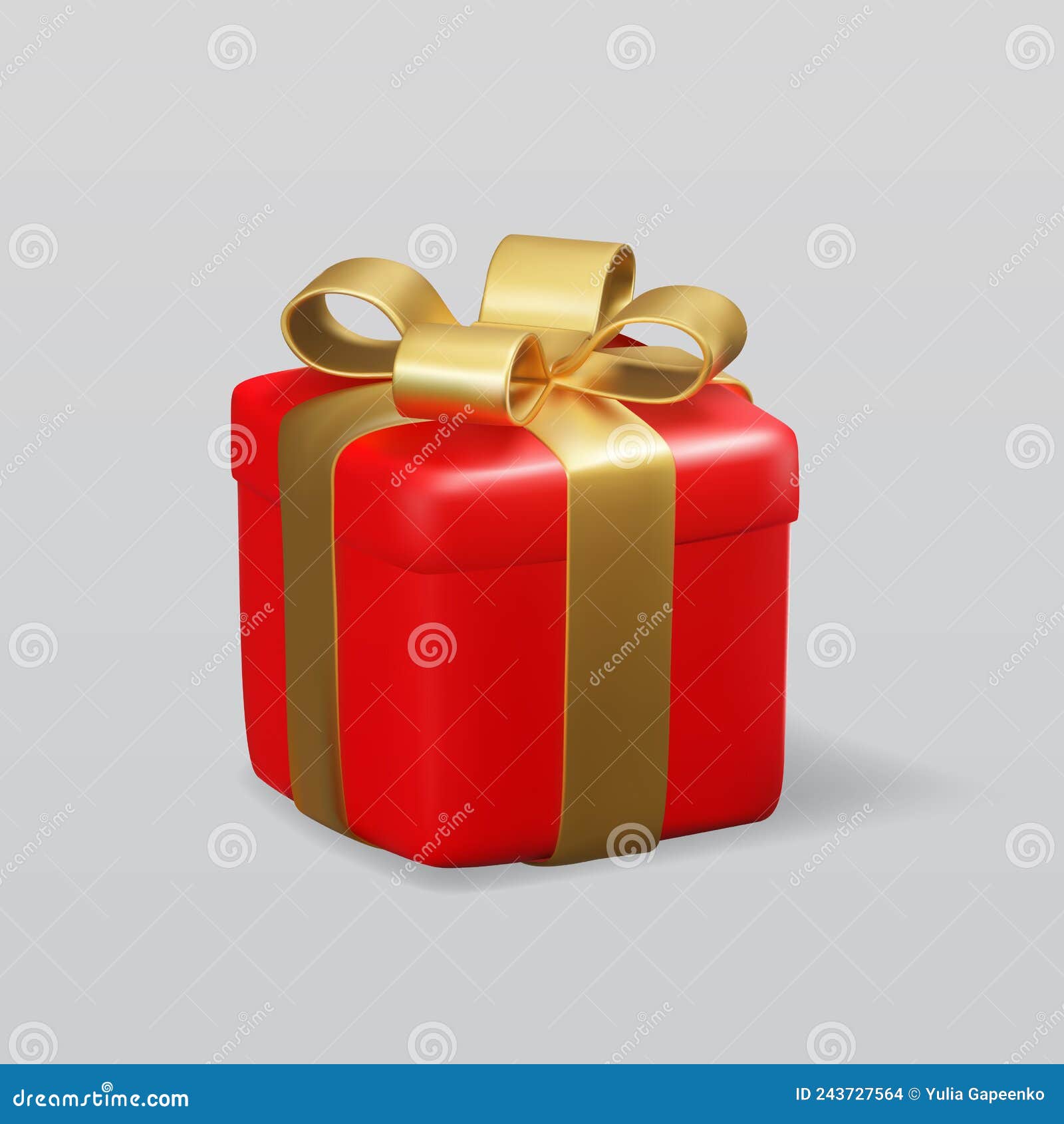 Realistic 3D Gift Box Vector Illustration EPS10. Stock Vector ...