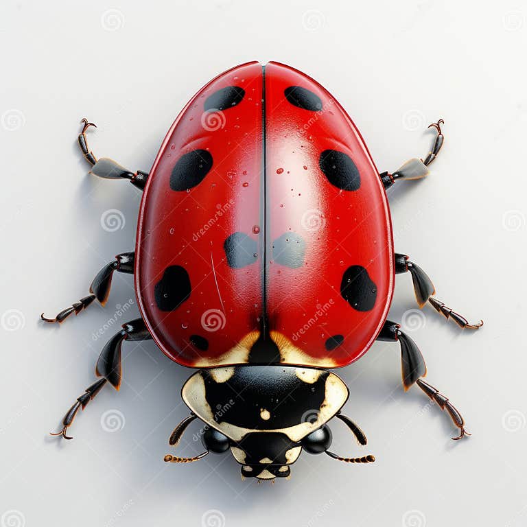 Realistic 3d Ladybug Rendered in Unreal Engine - Transparent Background ...