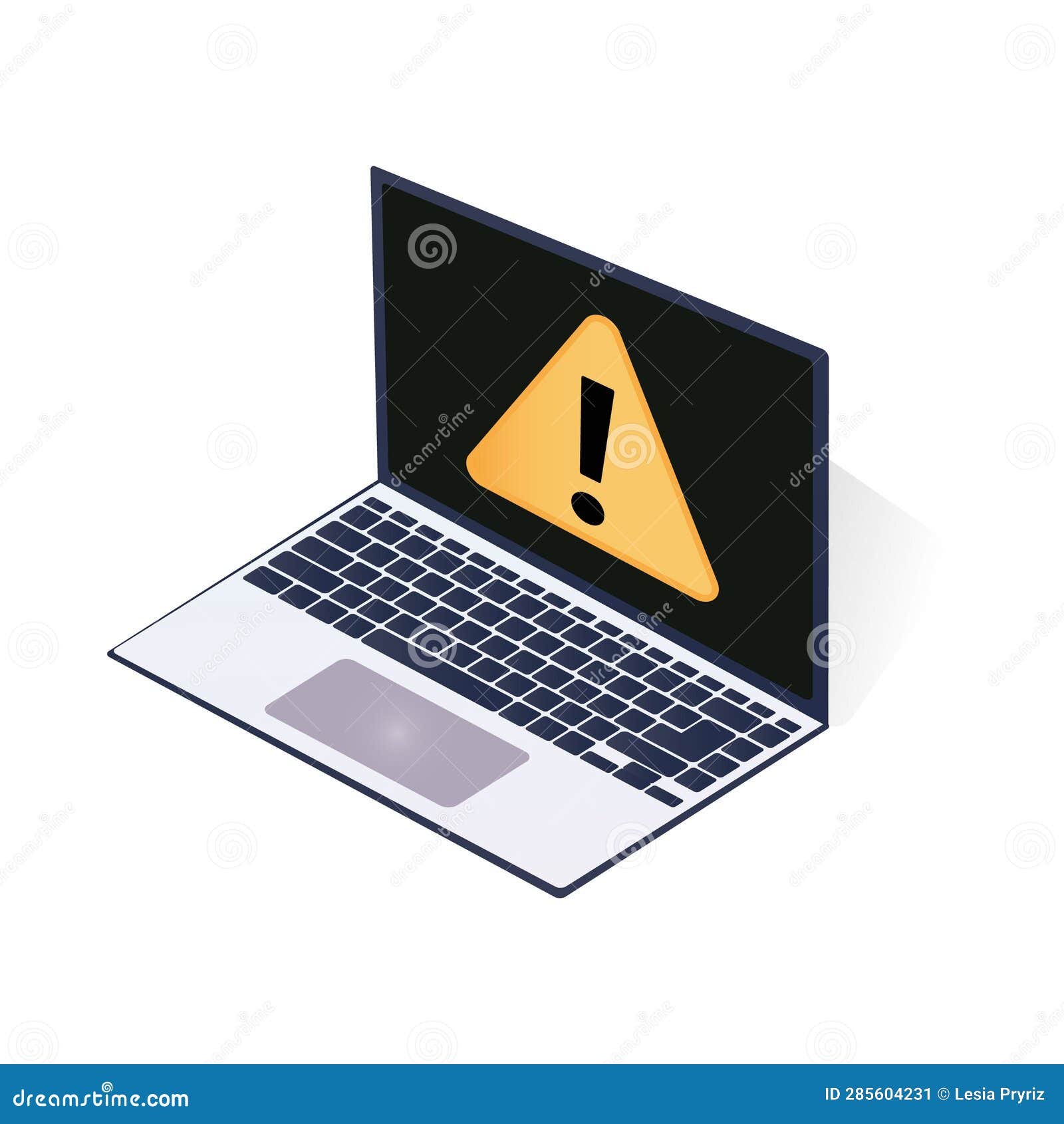 Realistic 3D Leptom in Isometry on the Screen of Which is a Warning ...