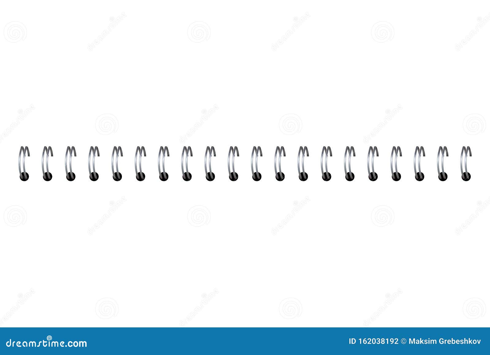 Realistic 3d Metal Spiral Spring Stock Illustration - Illustration of ...