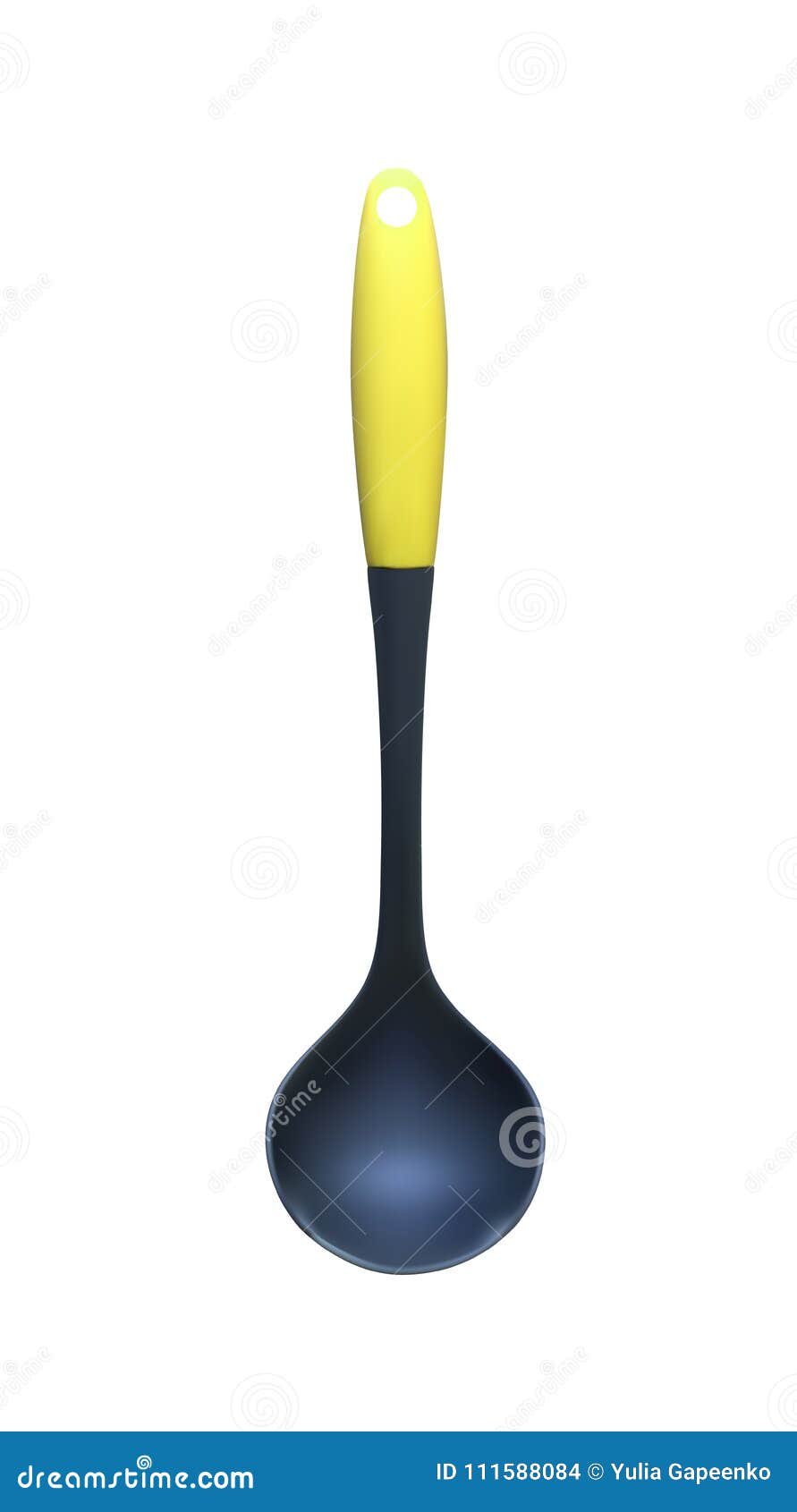 Realistic 3D Model of Ladle. Vector Illustration Stock Vector ...