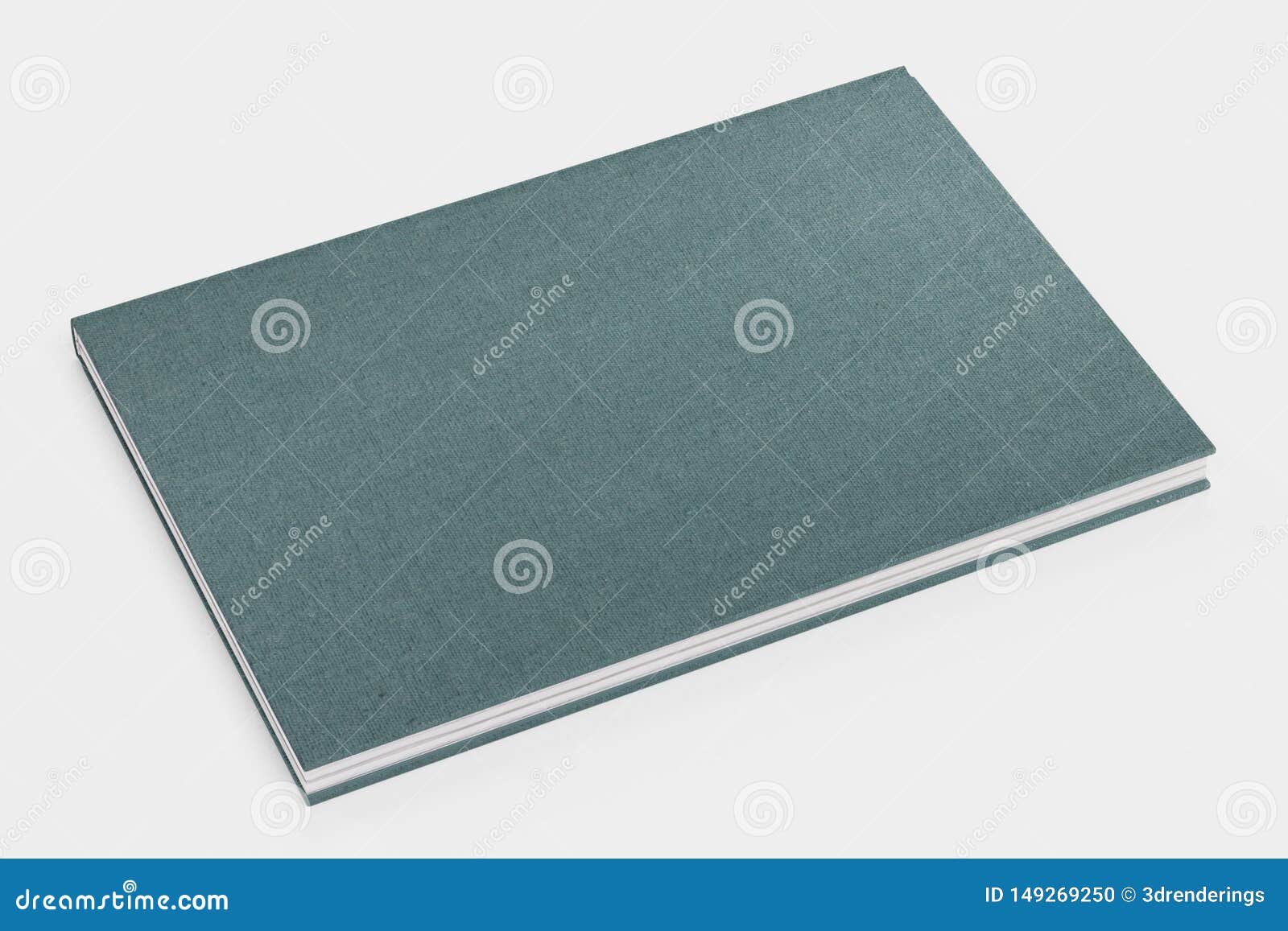 3D Render of Blank Book stock illustration. Illustration of antique ...