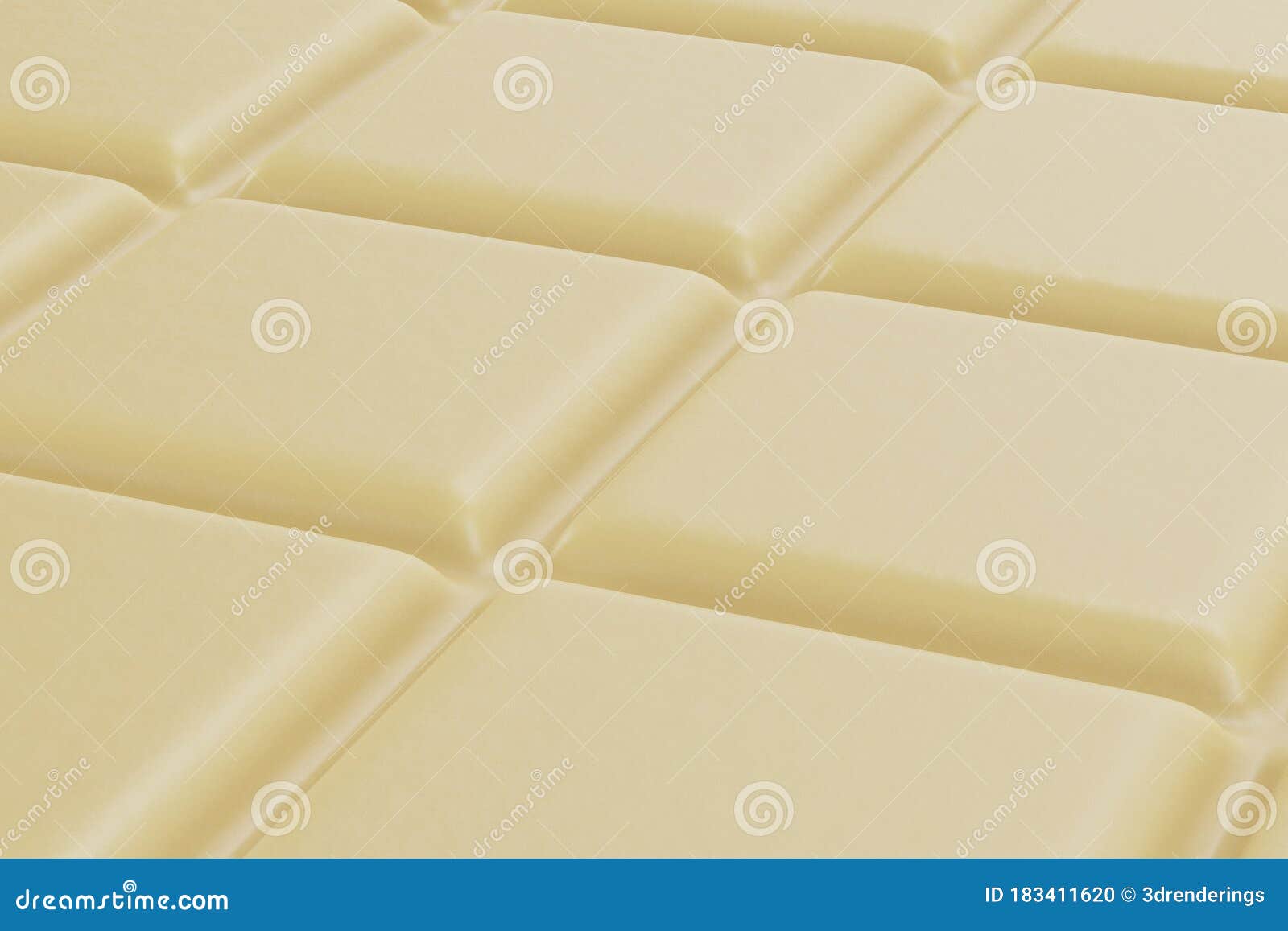 3D Render of Chocolate Bar stock illustration. Illustration of dessert ...