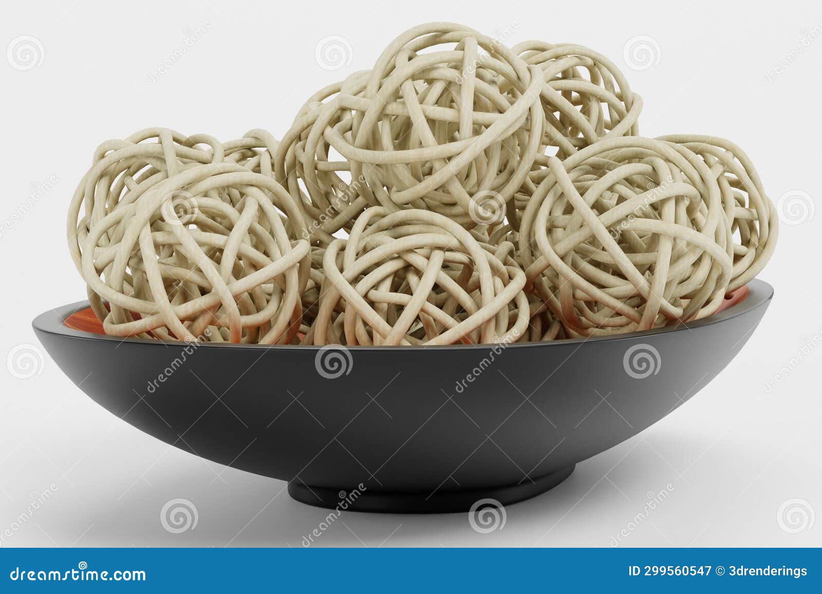 3D Render of Decorative Ball Stock Illustration - Illustration of ...