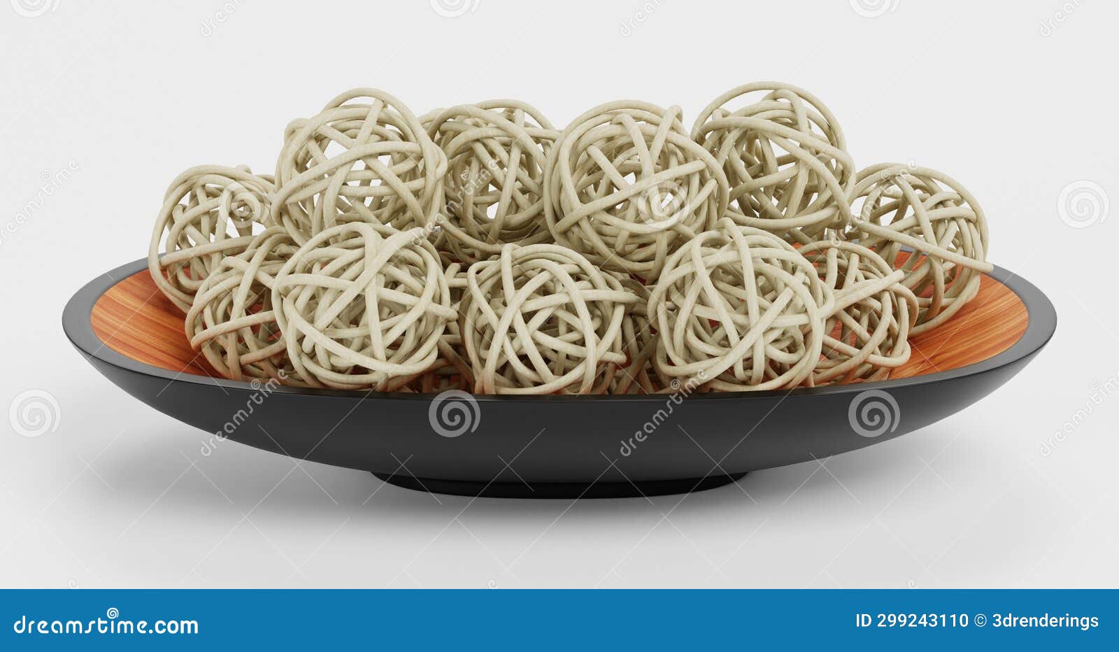 3D Render of Decorative Ball Stock Illustration - Illustration of house ...