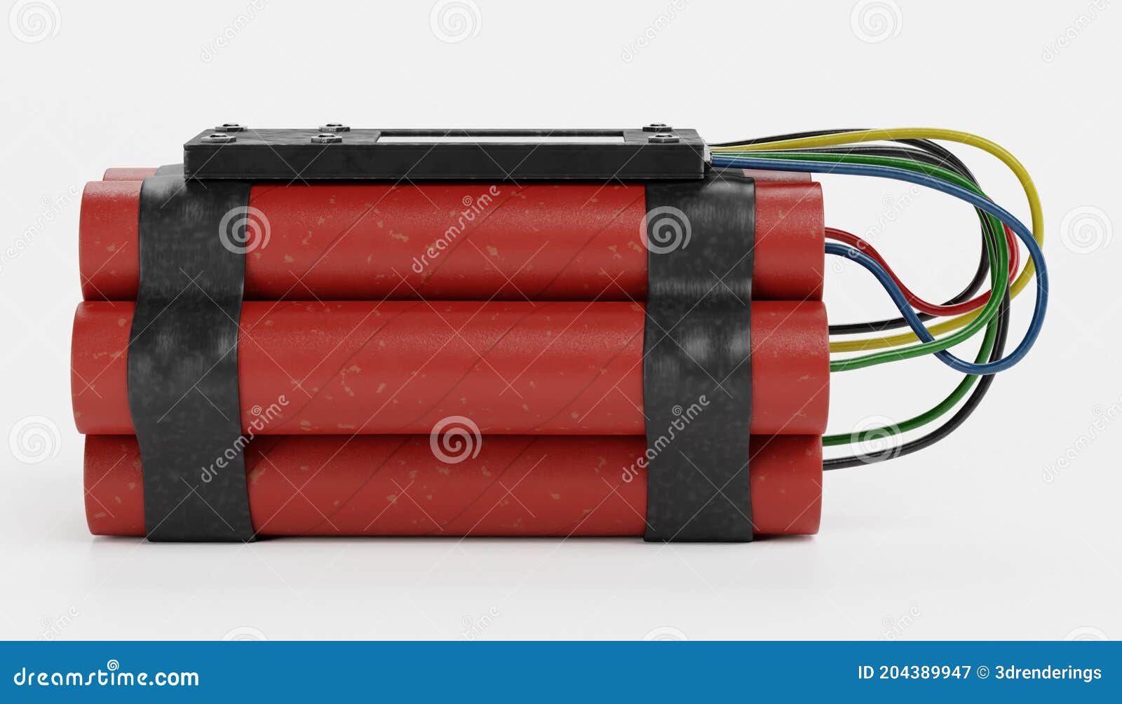 3D Render of Dynamite stock illustration. Illustration of render ...