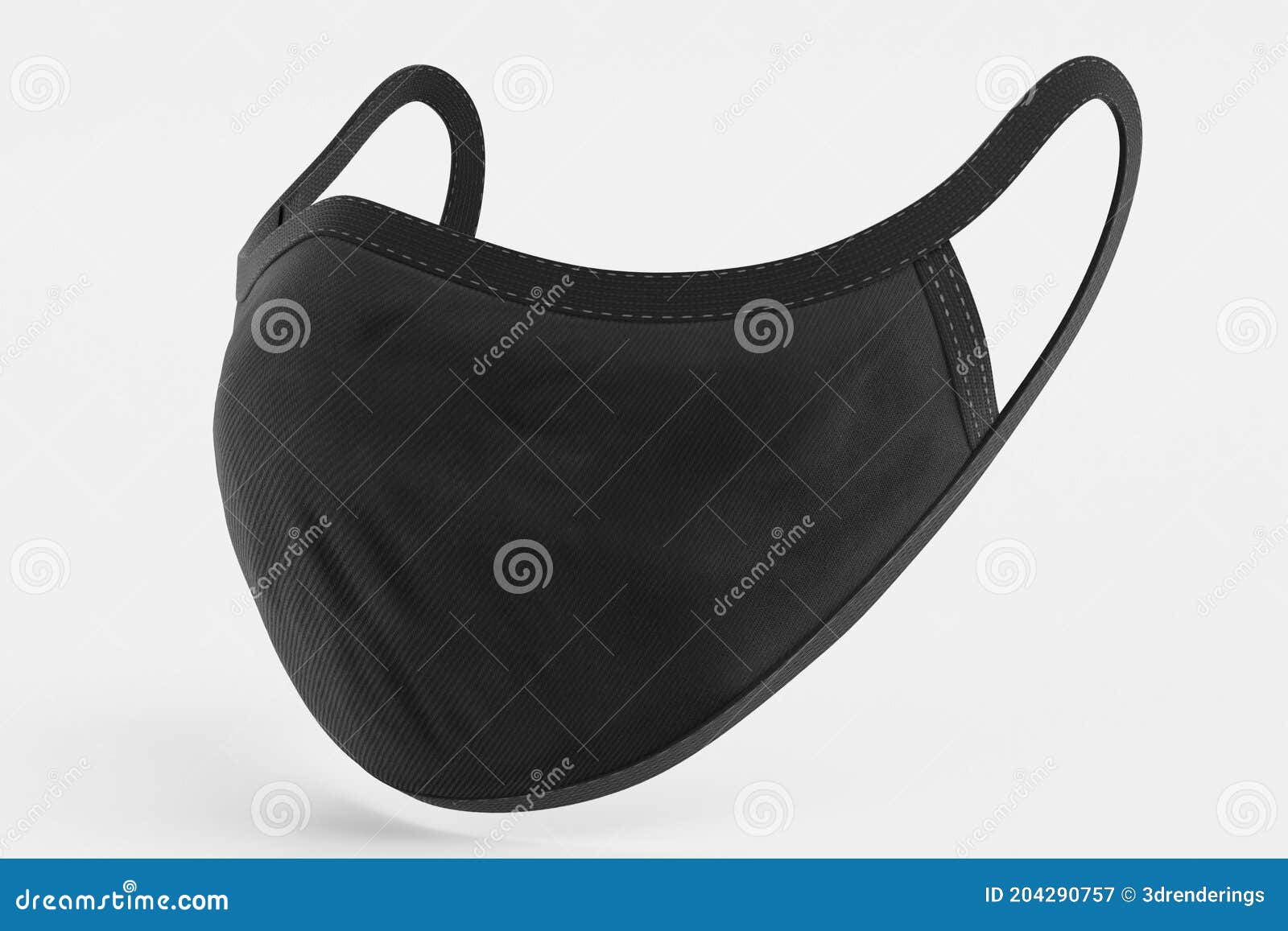 3D Render of Face Mask stock illustration. Illustration of face - 204290757