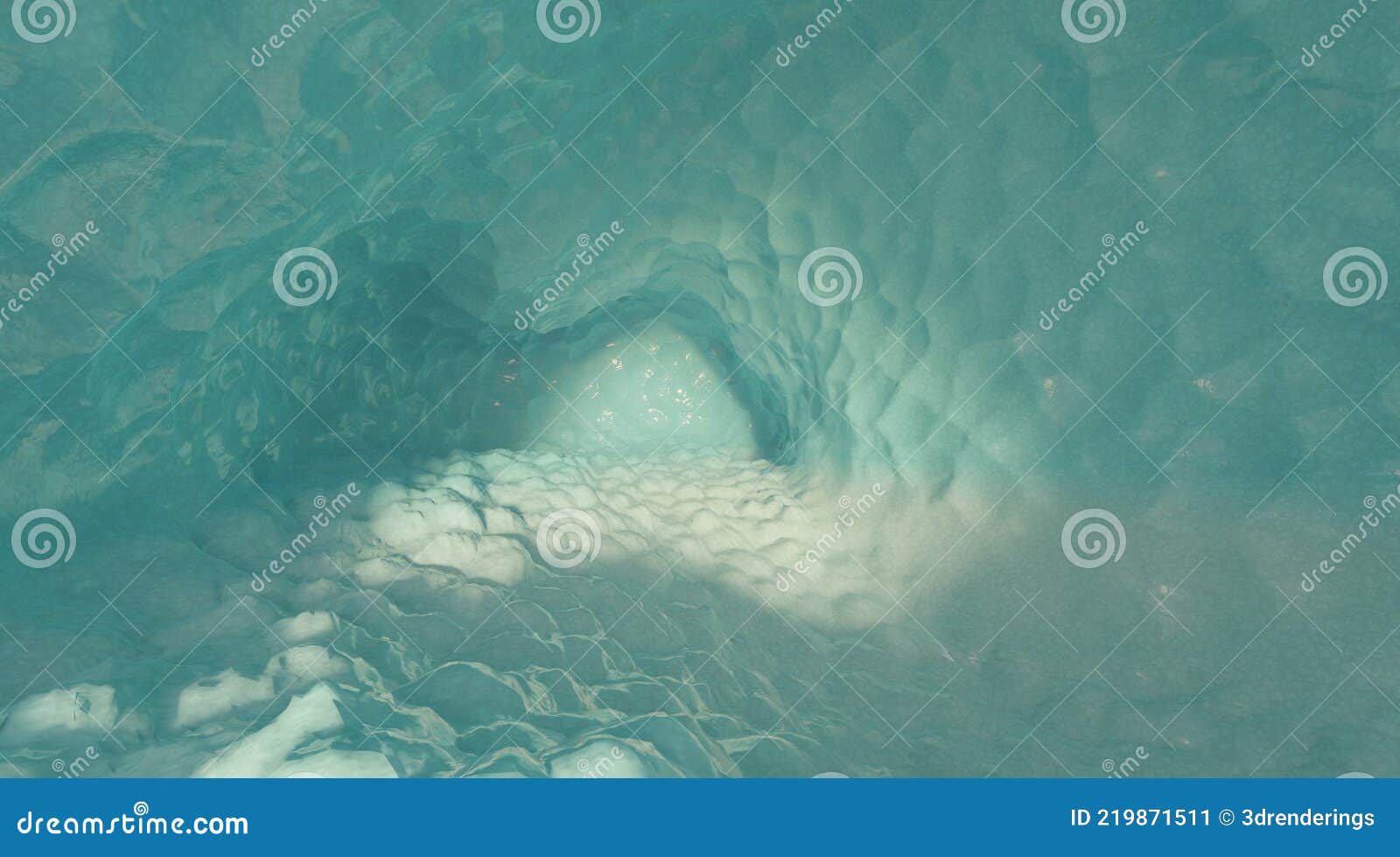 3D Render Of Frozen Cave Royalty-Free Stock Photo | CartoonDealer.com ...