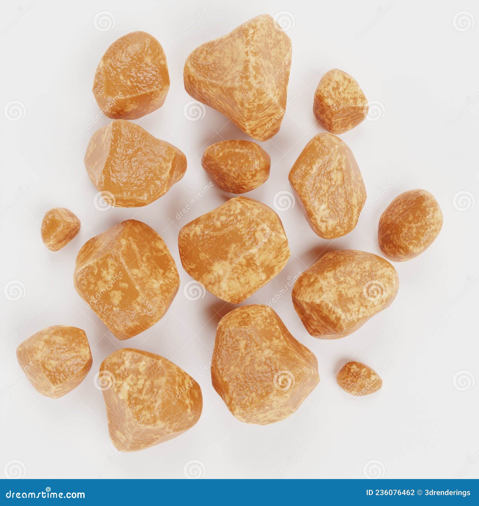 3D Render of Gallstones stock illustration. Illustration of medical ...