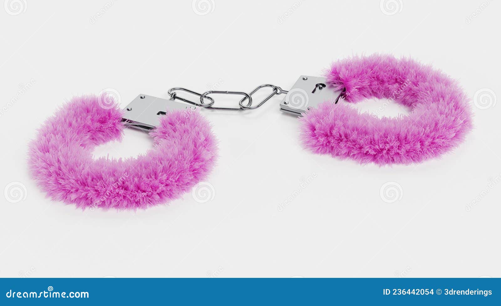3D Render of Handcuffs stock illustration. Illustration of hand - 236442054