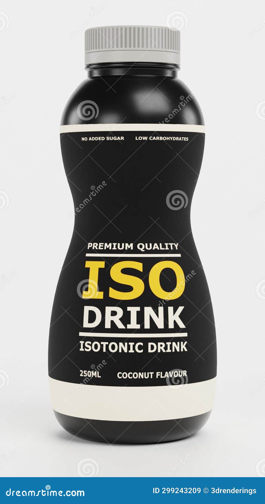3D Render of Isotonic Drink Stock Illustration - Illustration of render ...
