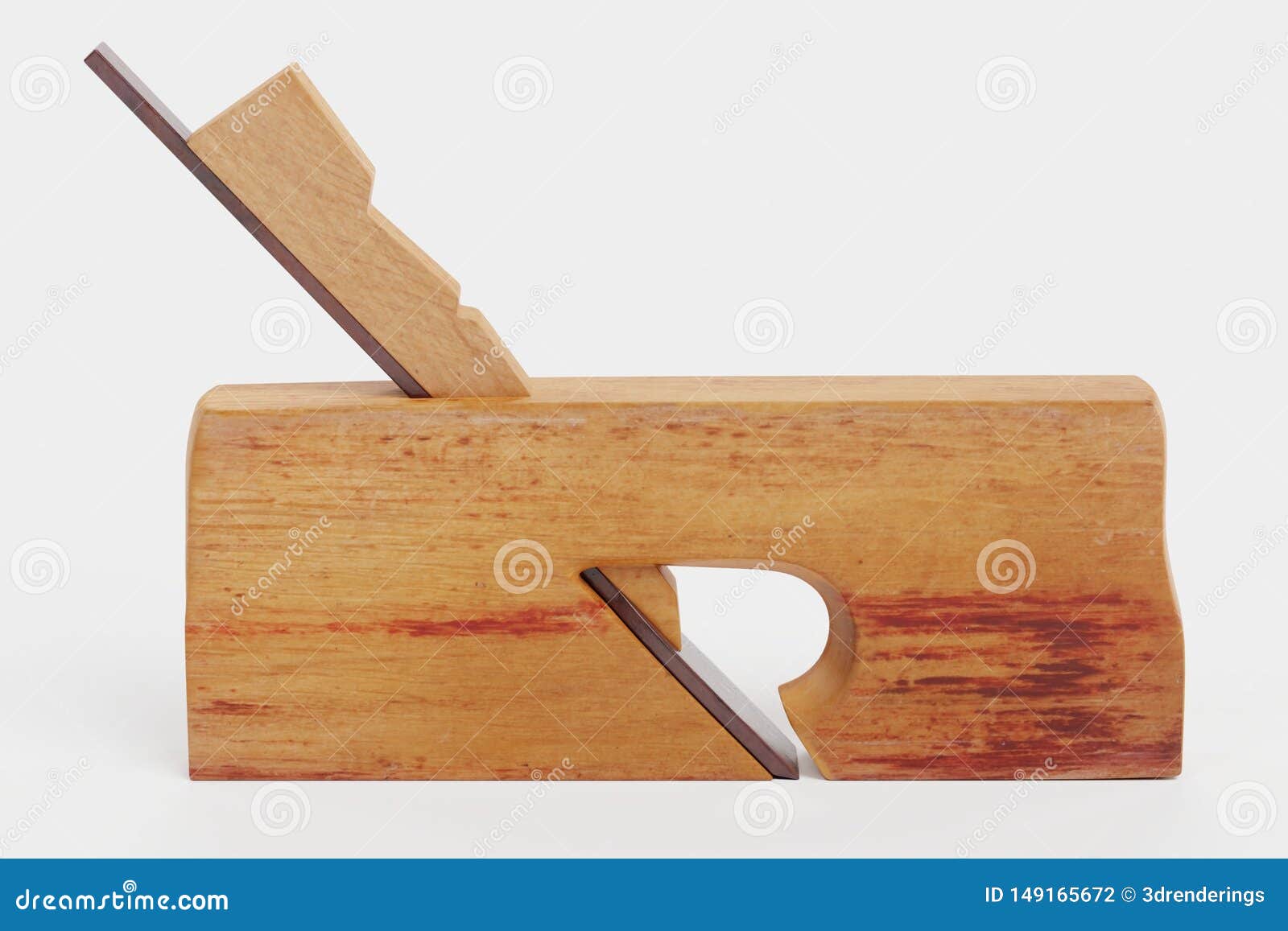 3D Render of Jack Plane stock illustration. Illustration of jack ...