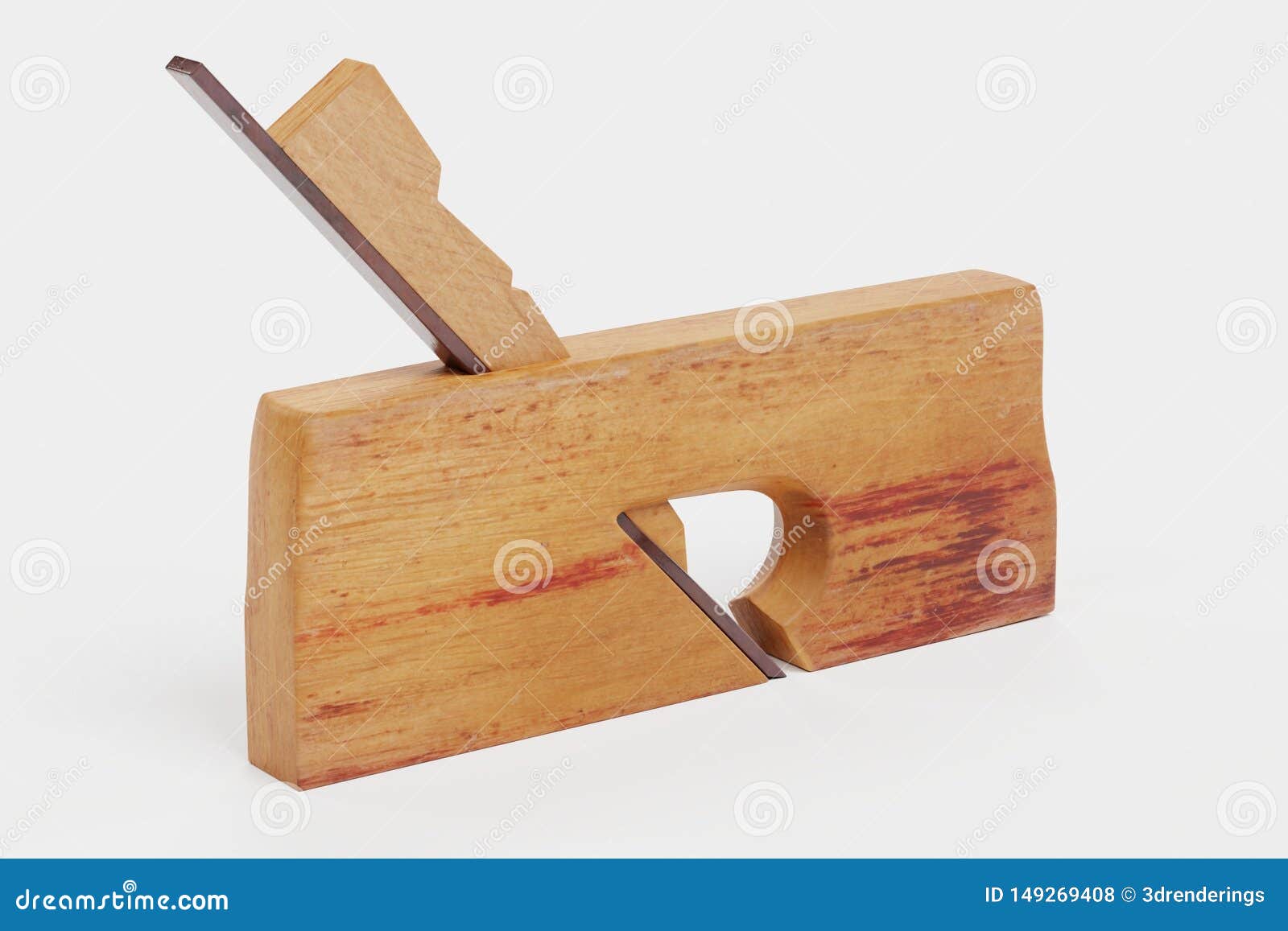 3D Render of Jack Plane stock illustration. Illustration of work ...