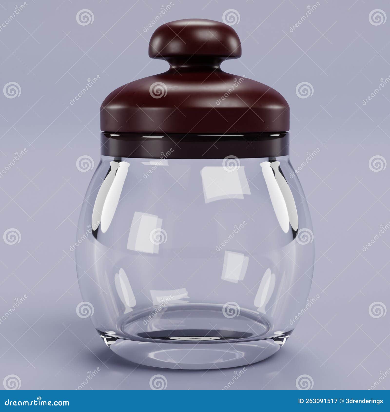 3D Render of Jar stock illustration. Illustration of grain - 263091517