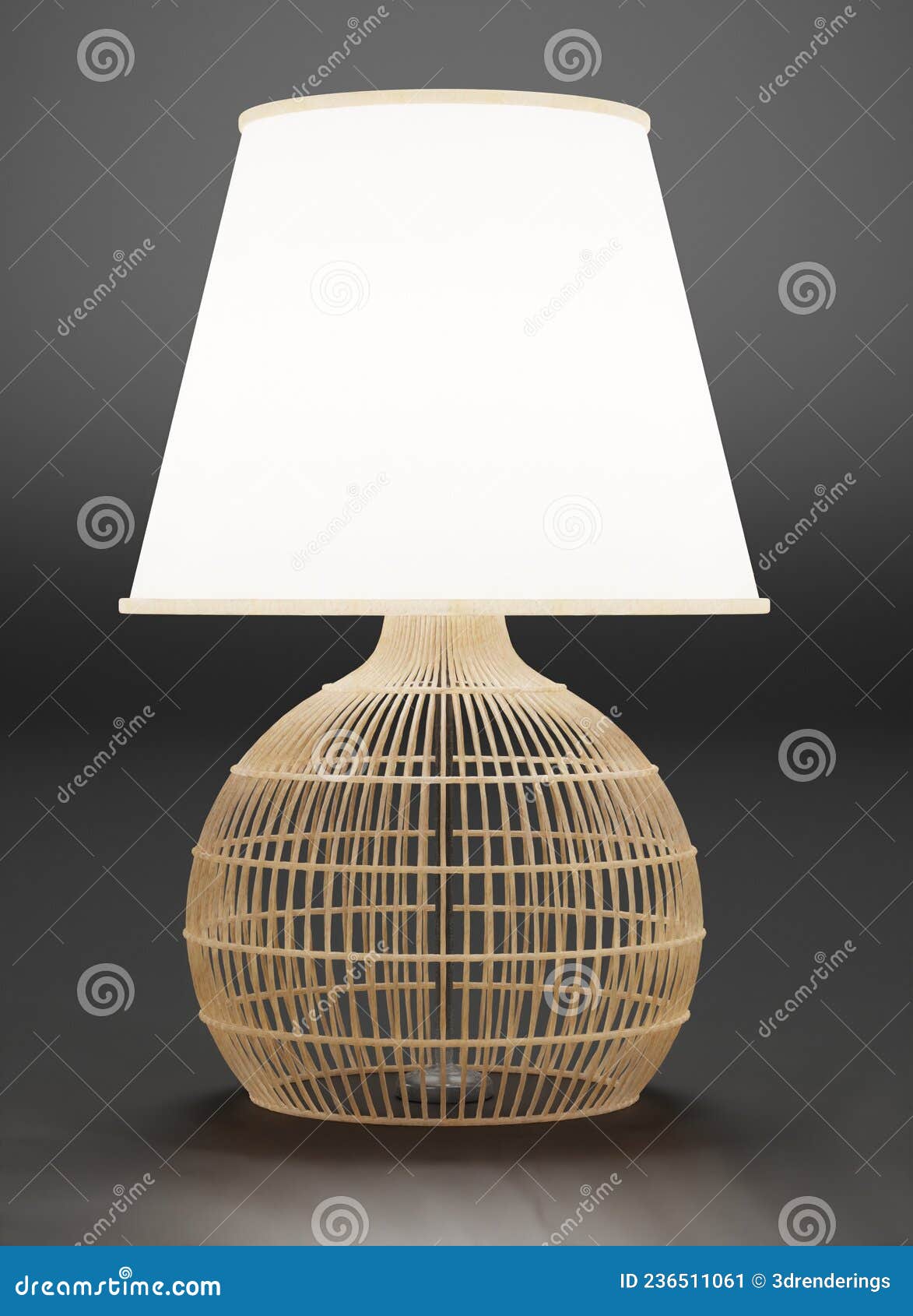 3D Render of Lamp stock illustration. Illustration of weaved - 236511061