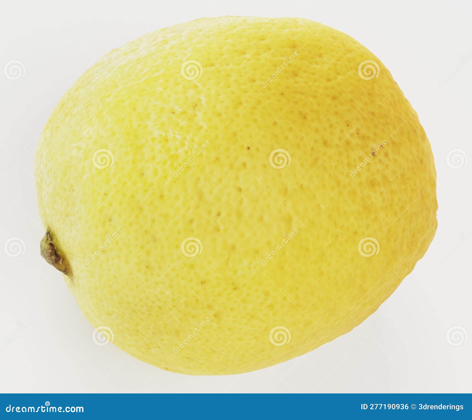 3D Render of Lemon stock illustration. Illustration of lime - 277190936