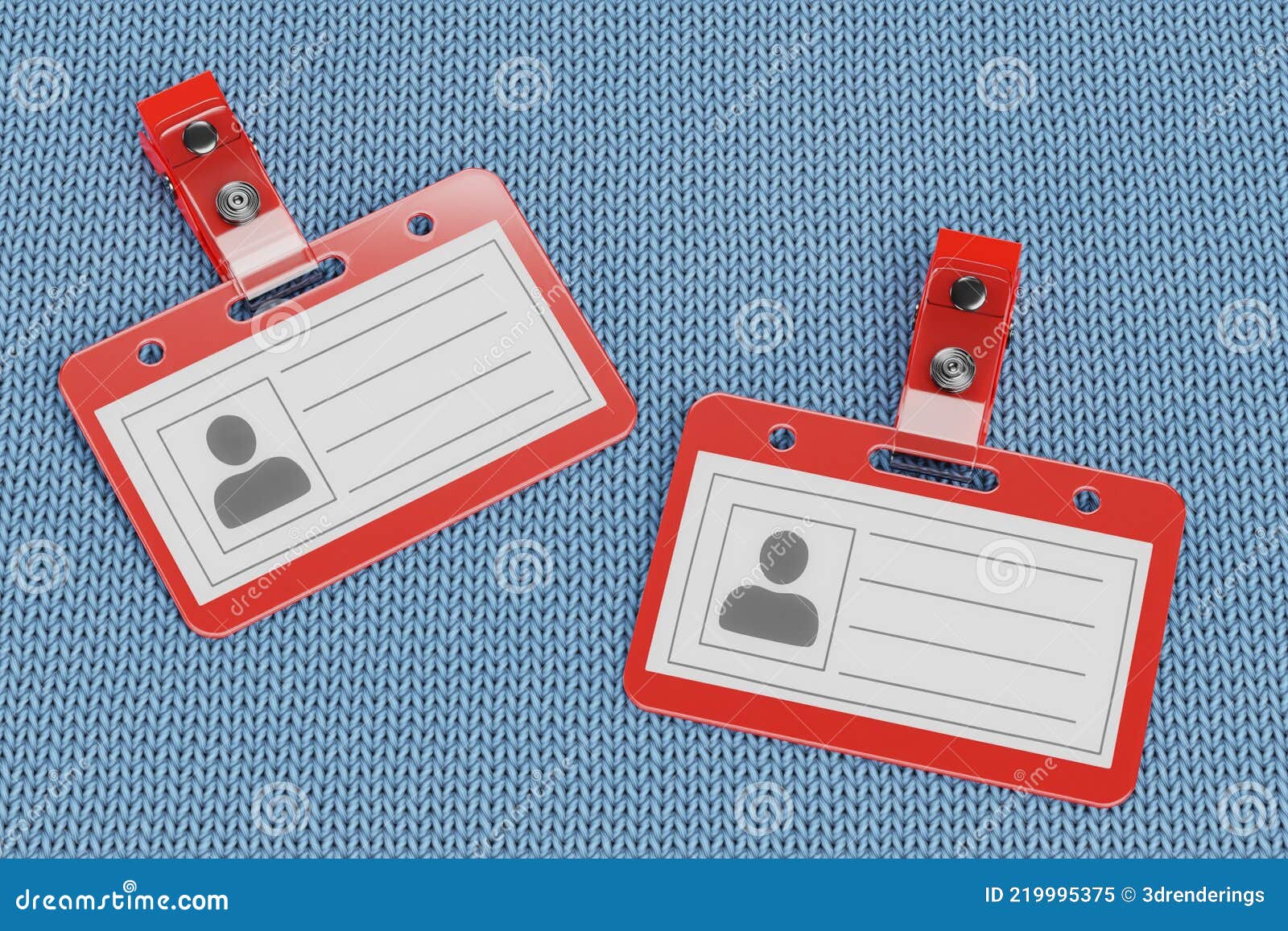 Name Badges Wooden Name Tags Signs Set Vector Illustration ...