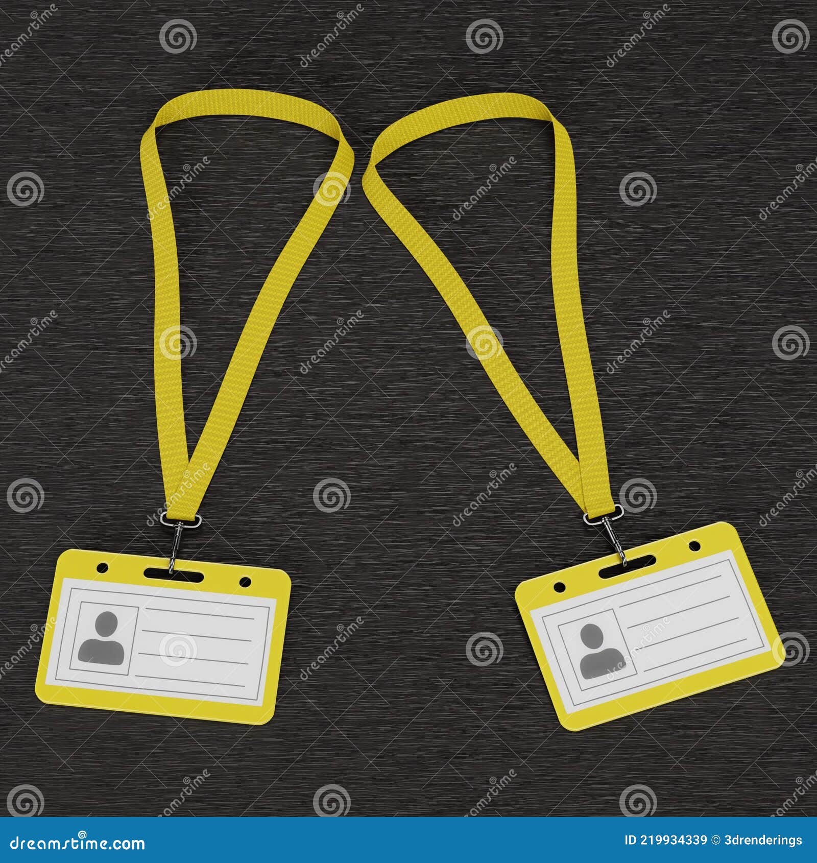 Name Badges Wooden Name Tags Signs Set Vector Illustration ...