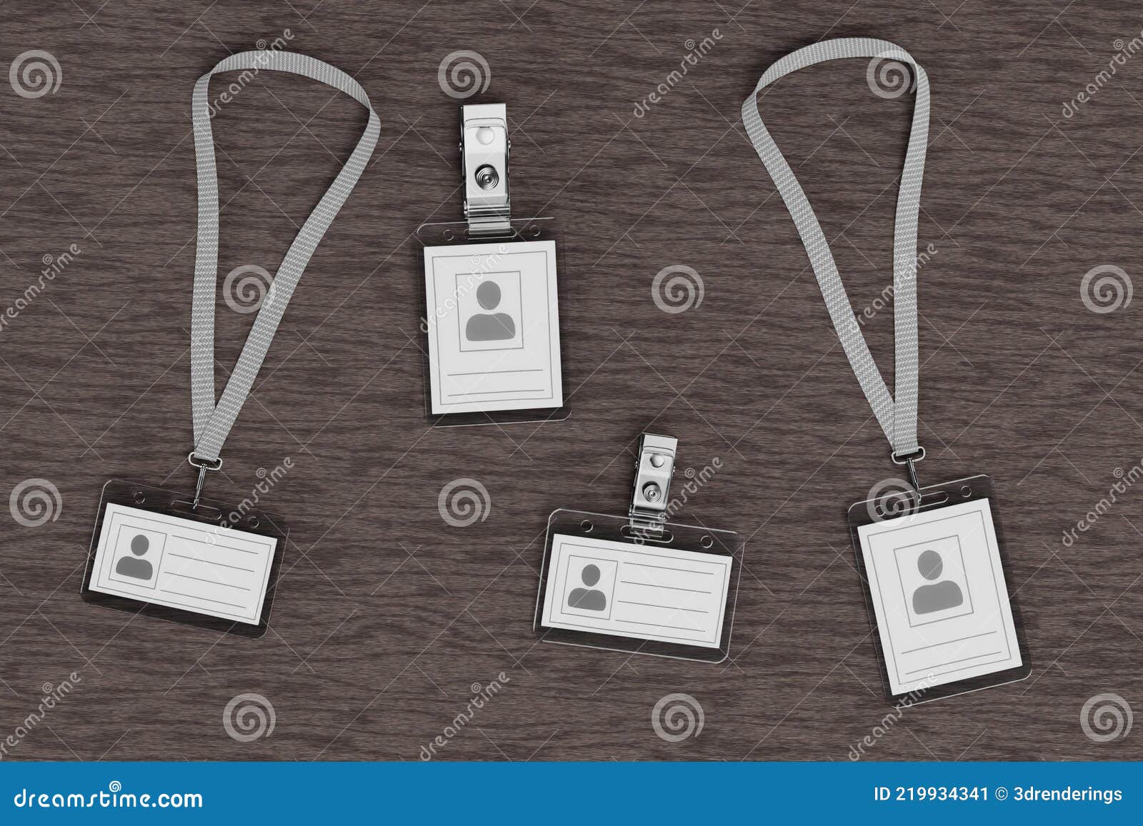 Name Badges Or Name Tags Made Of Lightweight Plastic With Lanyard For ...