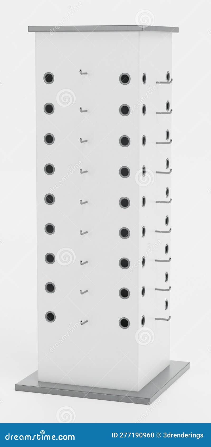 3D Render of Optical Stand stock illustration. Illustration of market ...