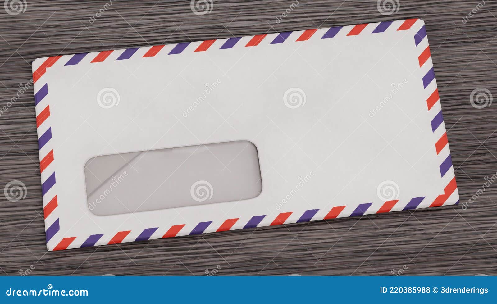 3D Render of Paper Envelope Stock Illustration - Illustration of paper ...