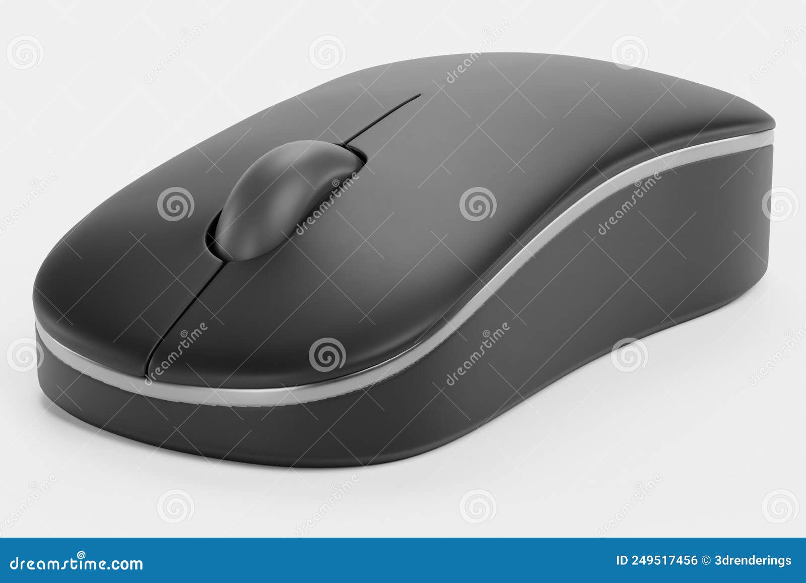 3D Render of PC Mouse stock illustration. Illustration of mousepad ...