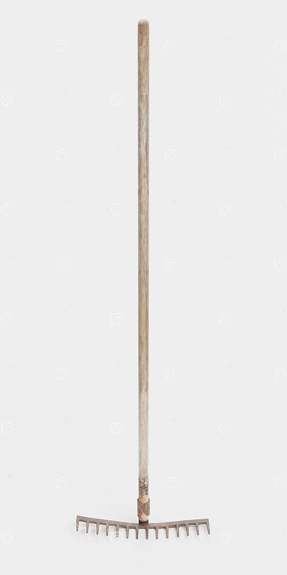 3D Render of Rake stock illustration. Illustration of work - 149269493
