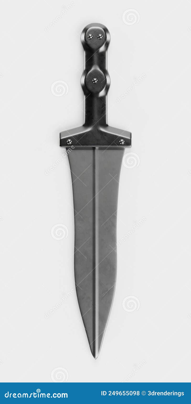 3D Render of Roman Dagger stock illustration. Illustration of centurion ...