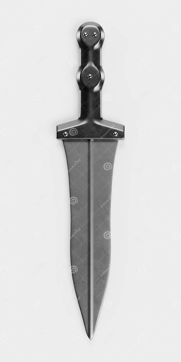 3D Render of Roman Dagger stock illustration. Illustration of centurion ...
