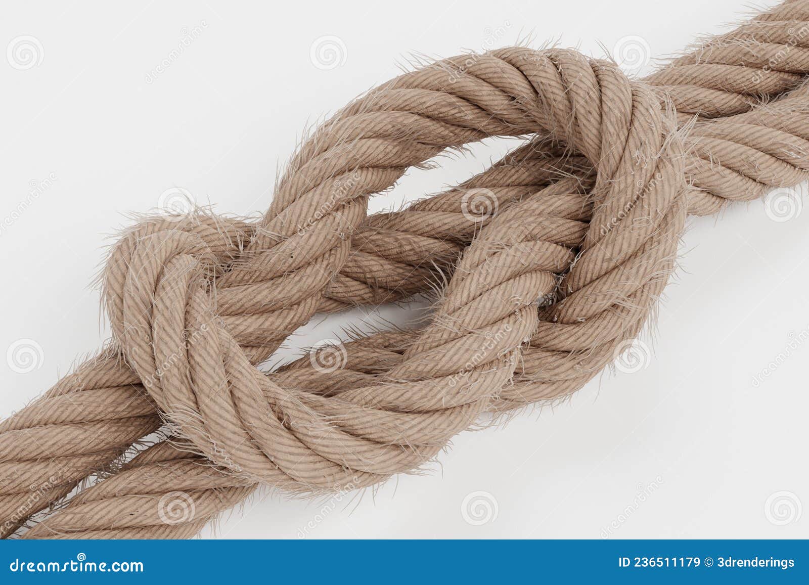 3D Render of Rope stock illustration. Illustration of roping - 236511179