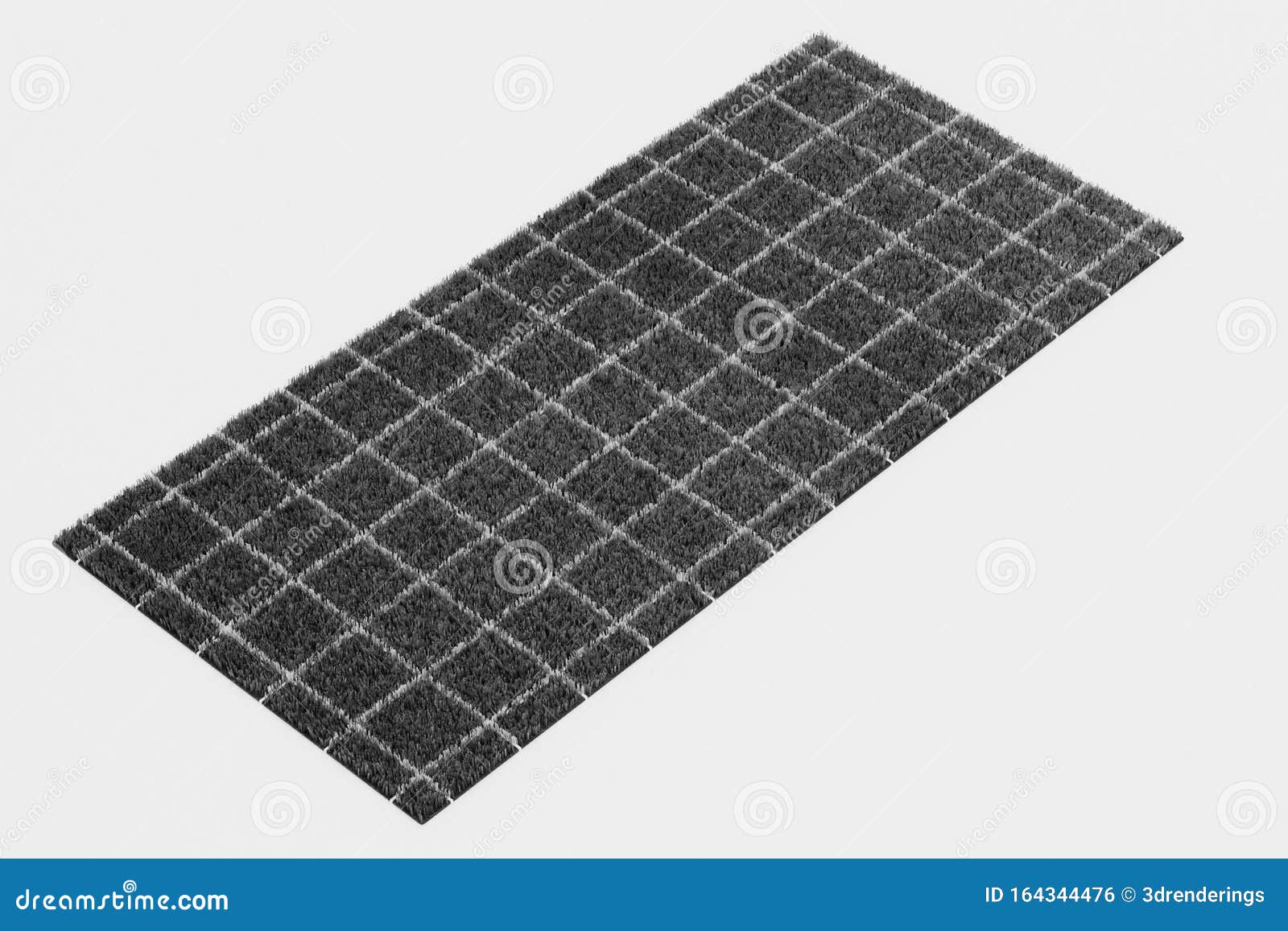 3d Render of Rug stock illustration. Illustration of cover - 164344476