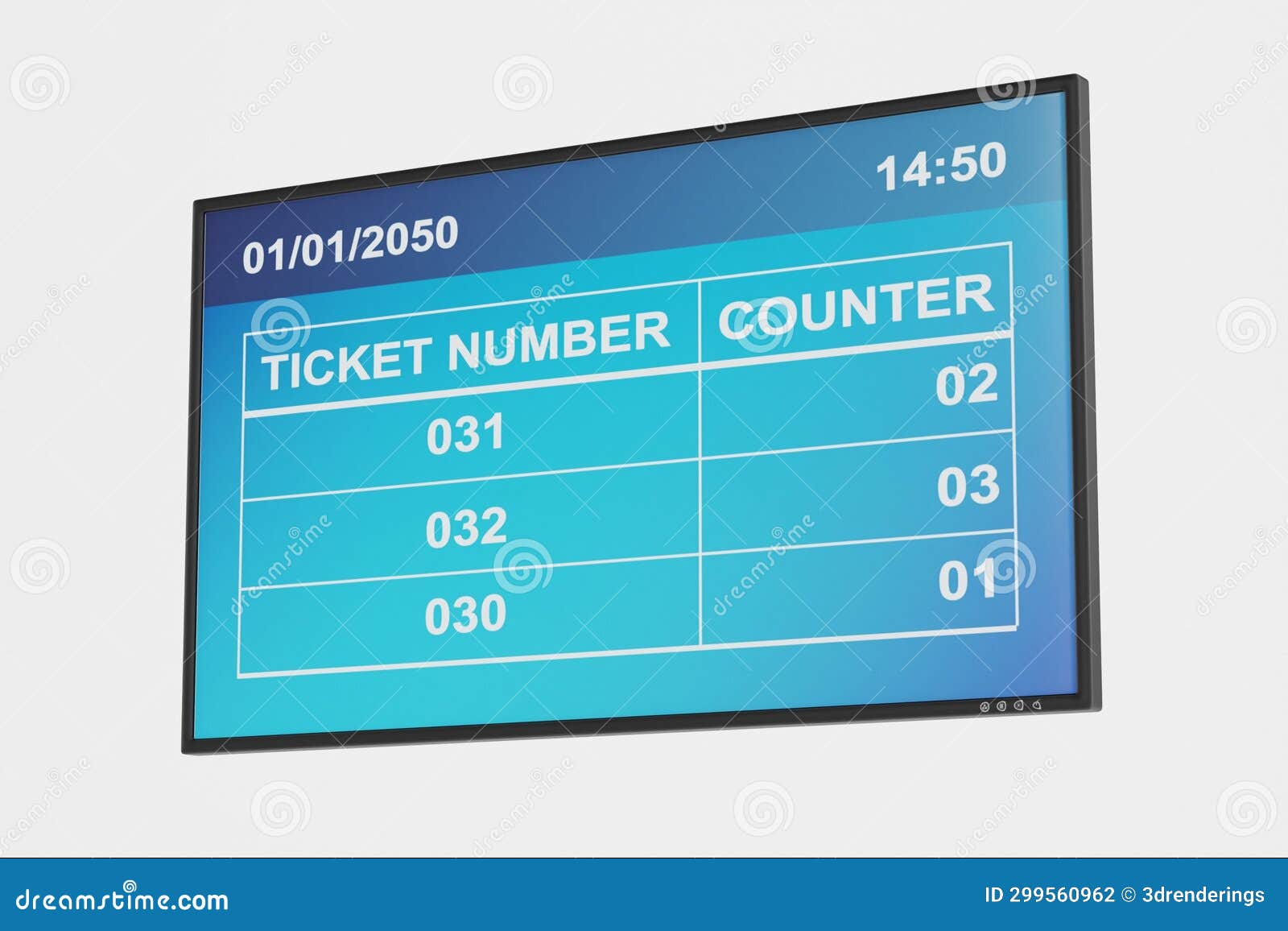 3D Render of Screen stock illustration. Illustration of office - 299560962