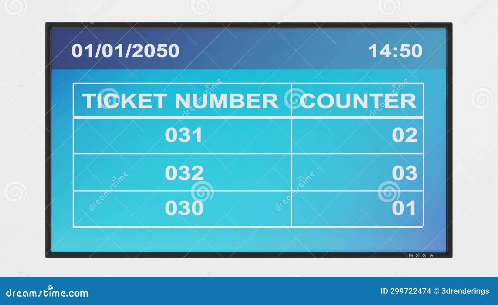 3D Render of Screen stock illustration. Illustration of management ...