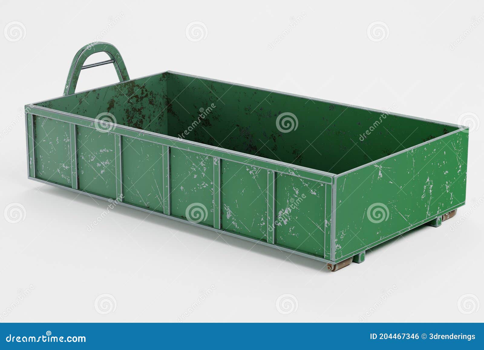 3D Render of Skip stock illustration. Illustration of render - 204467346