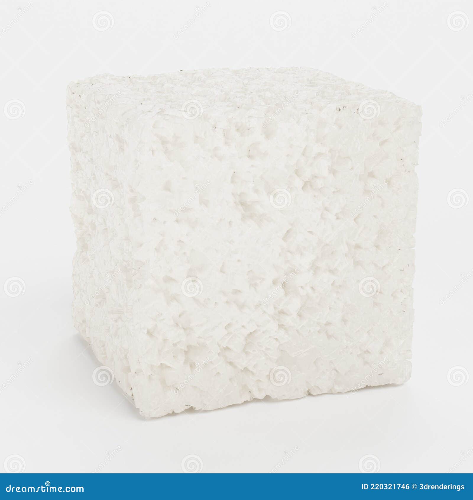 3D Render of Sugar Cube stock illustration. Illustration of beverage ...