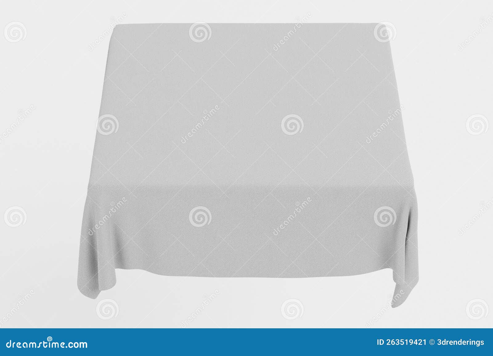 3D Render of Tablecloth stock illustration. Illustration of tablecloth ...